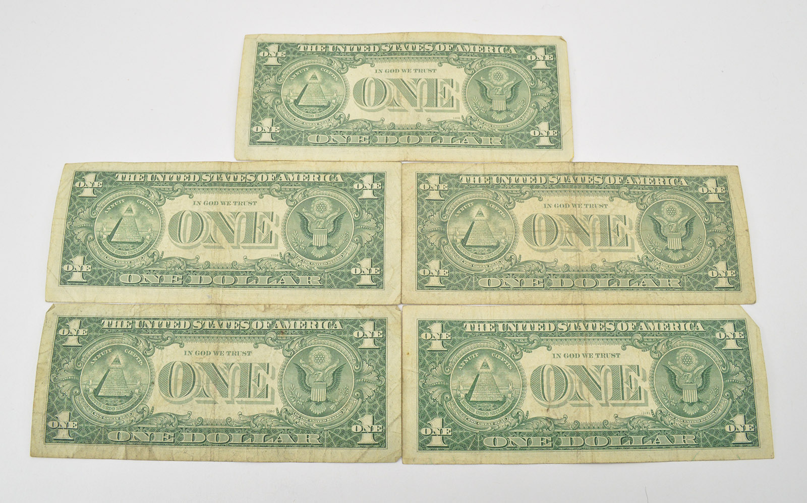 Lot of 5 1963 Joseph Barr $1.00 Notes - Collectible - Very sort printed ...