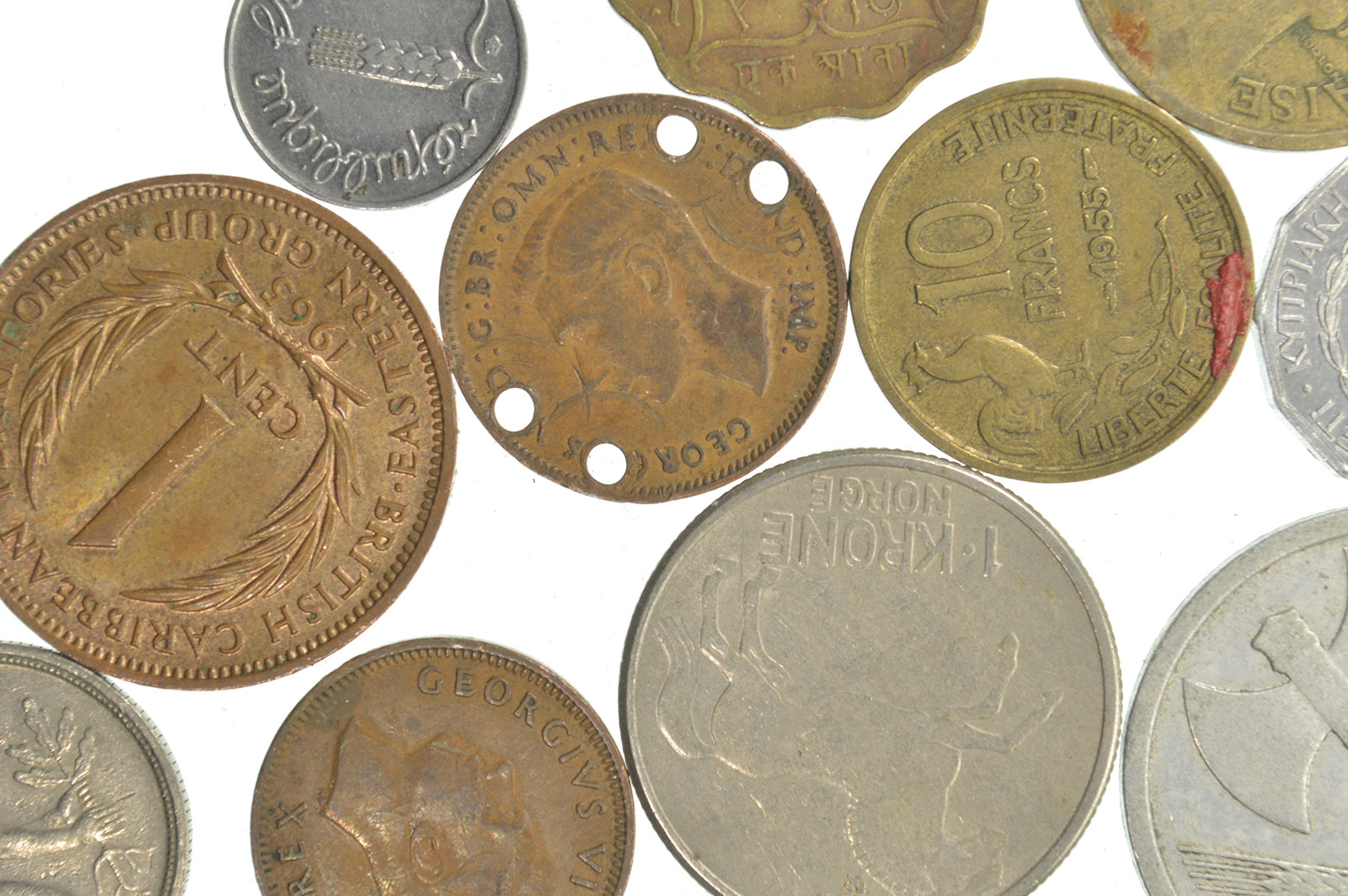 Lot of Mixed World Coins - Some Very Old - Most over 50 years old ...
