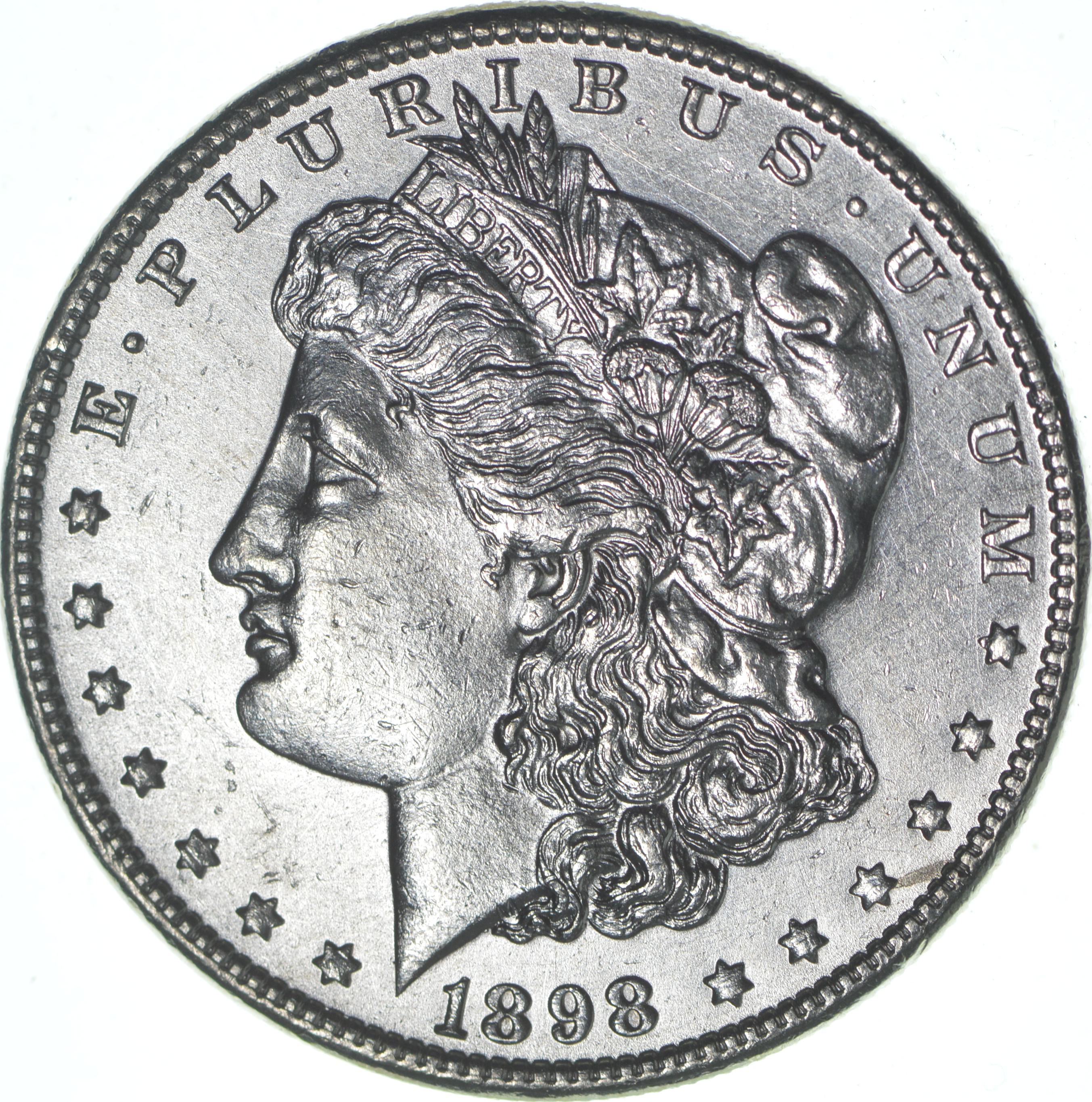 Lustrous - High Grade 1898 Morgan Silver Dollar | Property Room