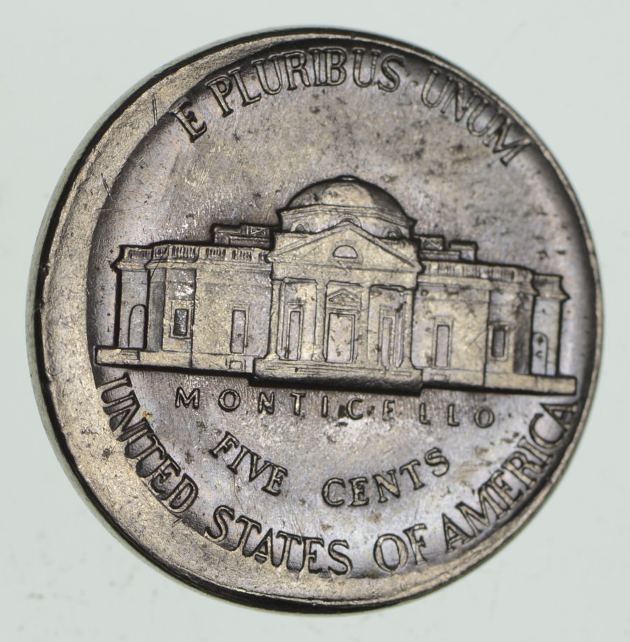 MAJOR Error - Off Center Jefferson Nickel - Rare | Property Room
