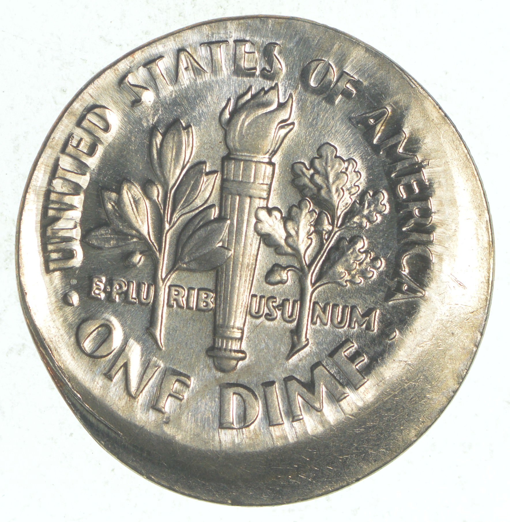 MAJOR Error - Off Center Roosevelt Dime - Rare | Property Room