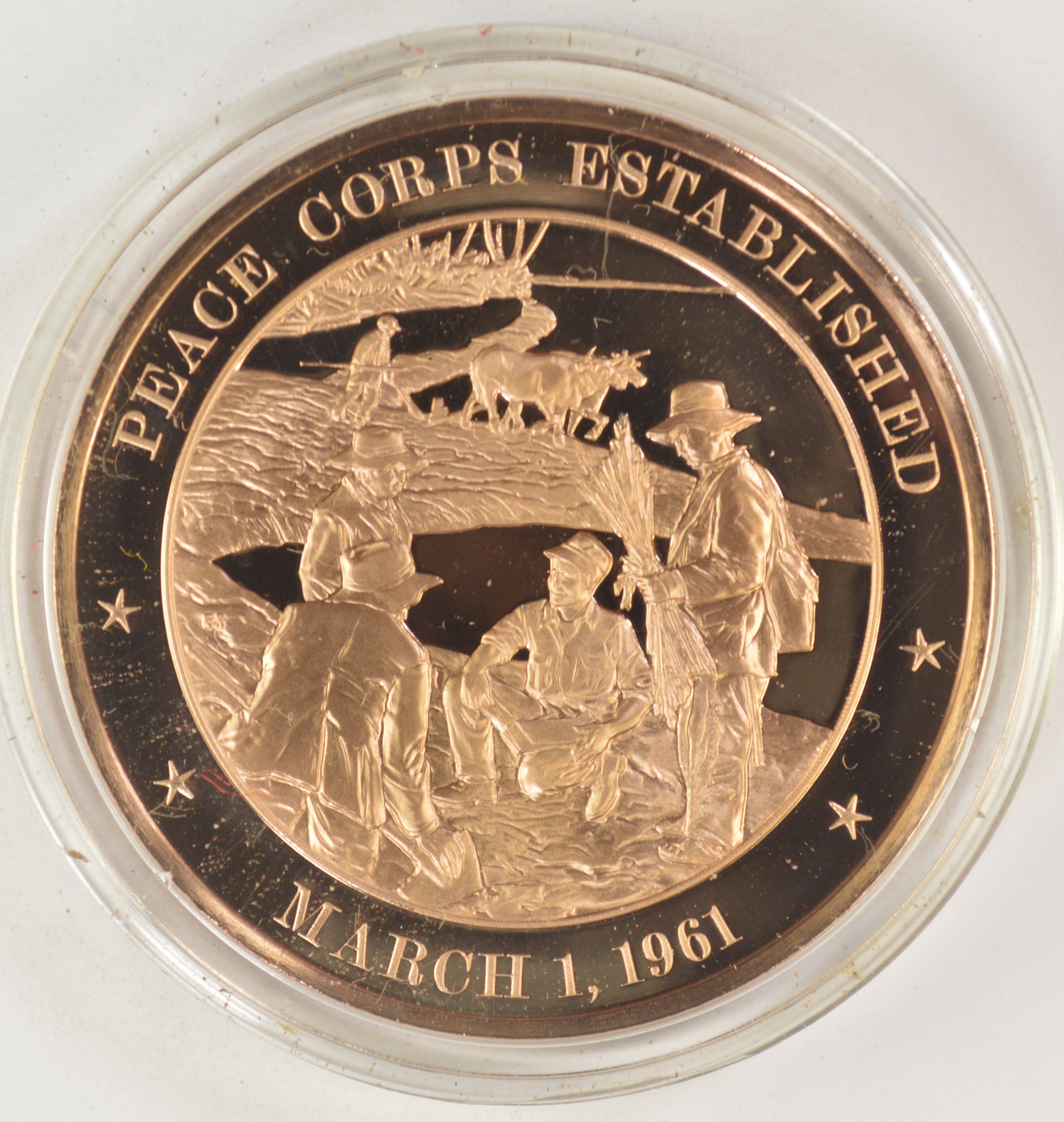 March 1, 1961 Peace Corps Established - Bronze Historic Commemorative ...
