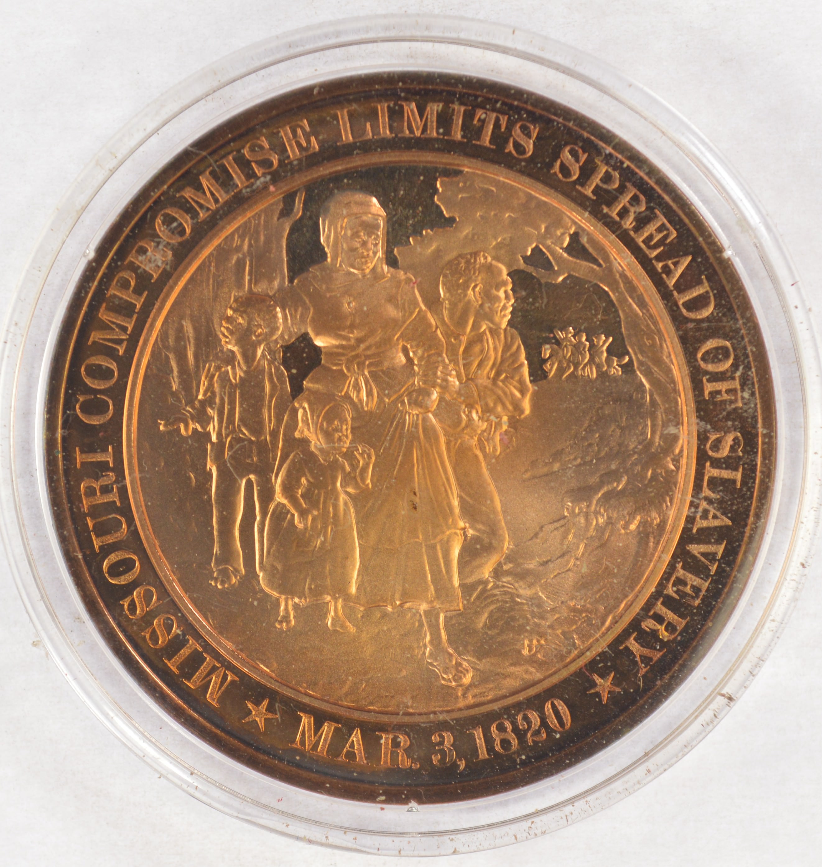 March 3, 1820 Missouri Compromise Limits Spread Of Slavery - Bronze ...