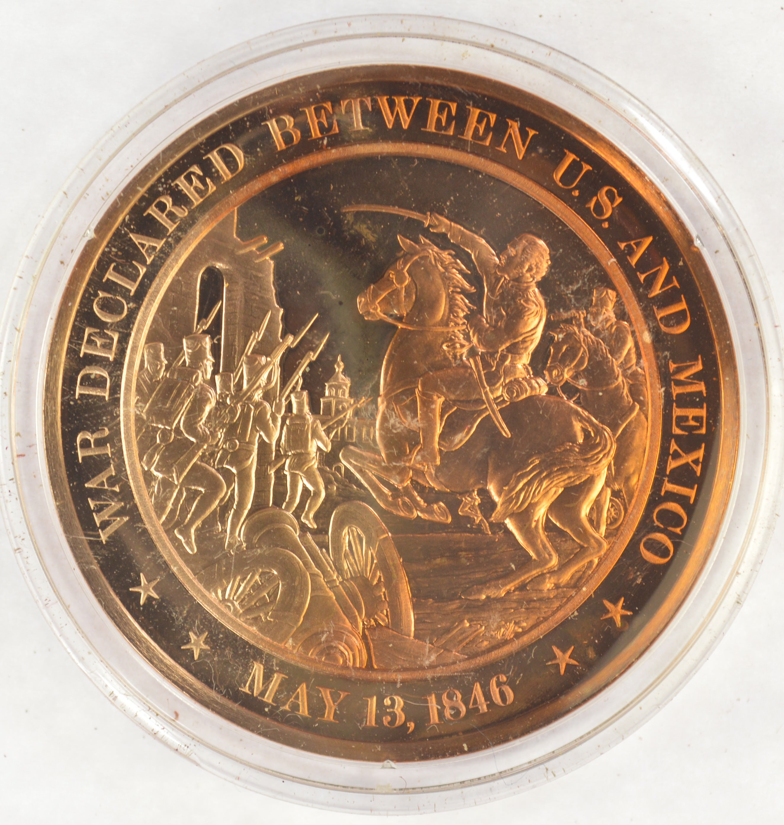 May 13, 1846 War Declared Between U.S. And Mexico - Bronze Historic ...