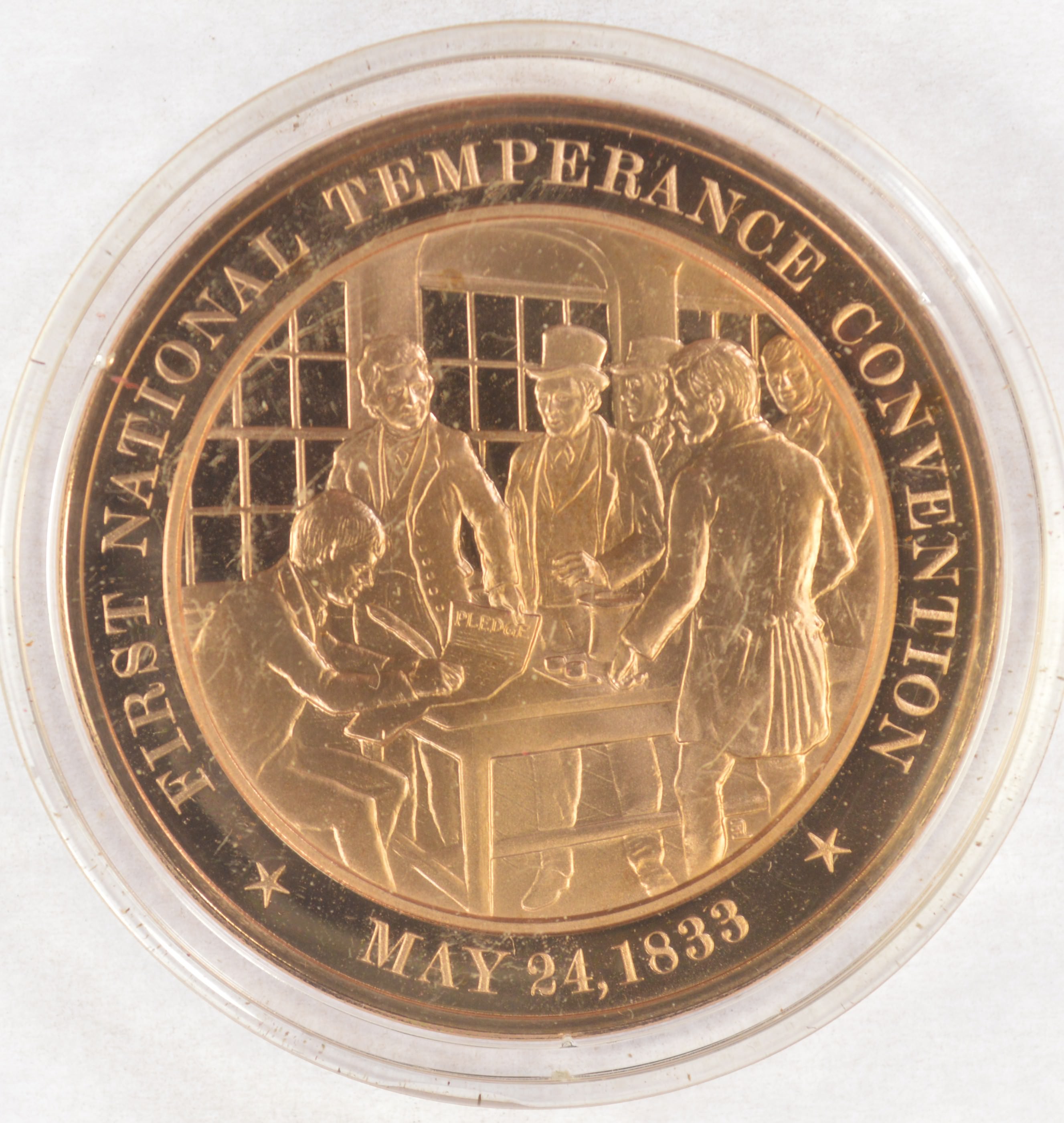 May 24, 1833 First National Temperance Convention - Bronze Historic ...