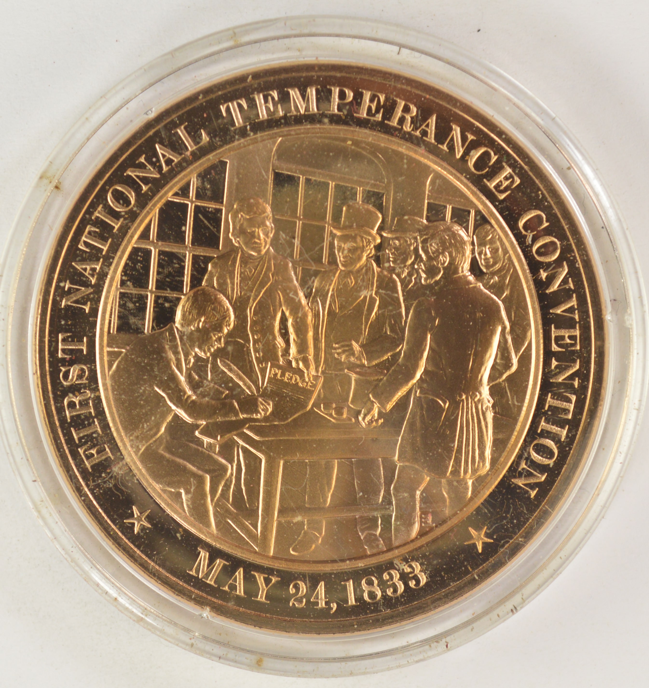 May 24, 1833 First National Temperance Convention - Bronze Historic ...