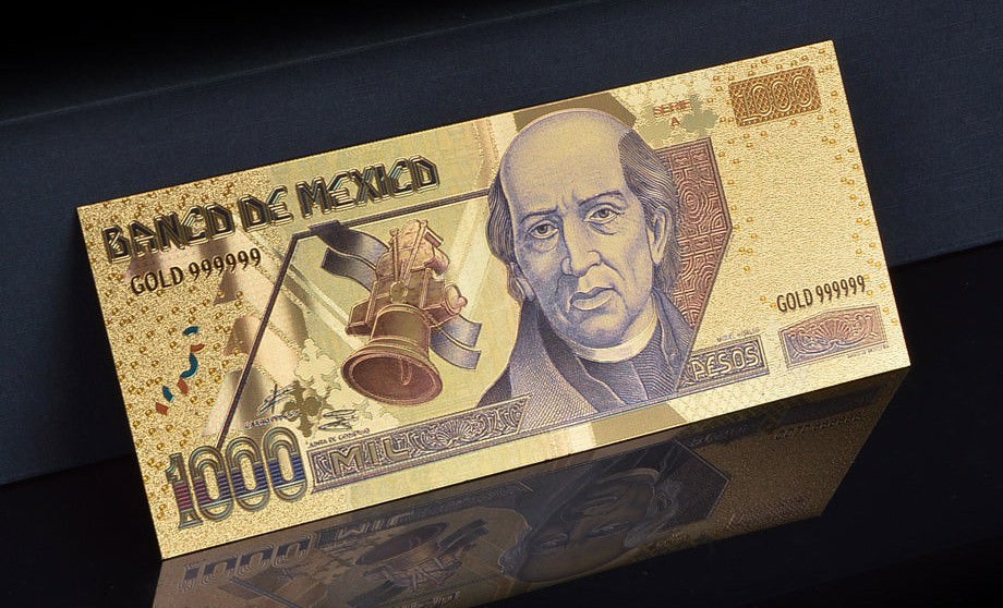 Mexico 1000 Pesos Nice Detail- Replica Bank Note | Property Room