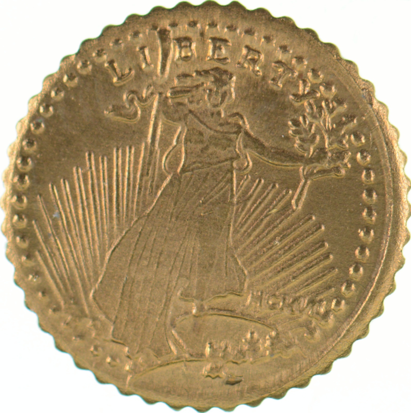 MINI Saint Gauden's Replica Gold Coin | Property Room