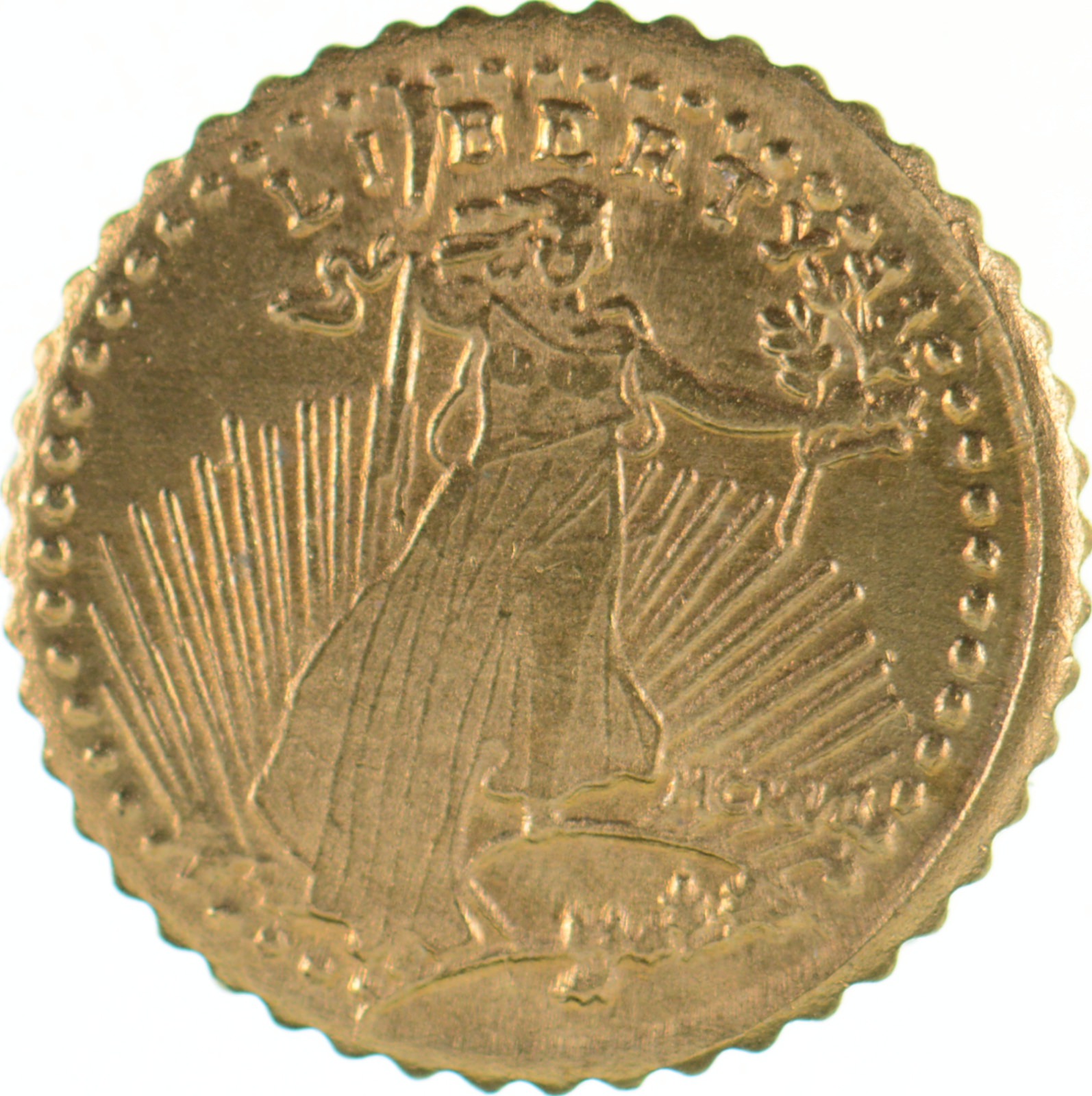 MINI Saint Gauden's Replica Gold Coin | Property Room