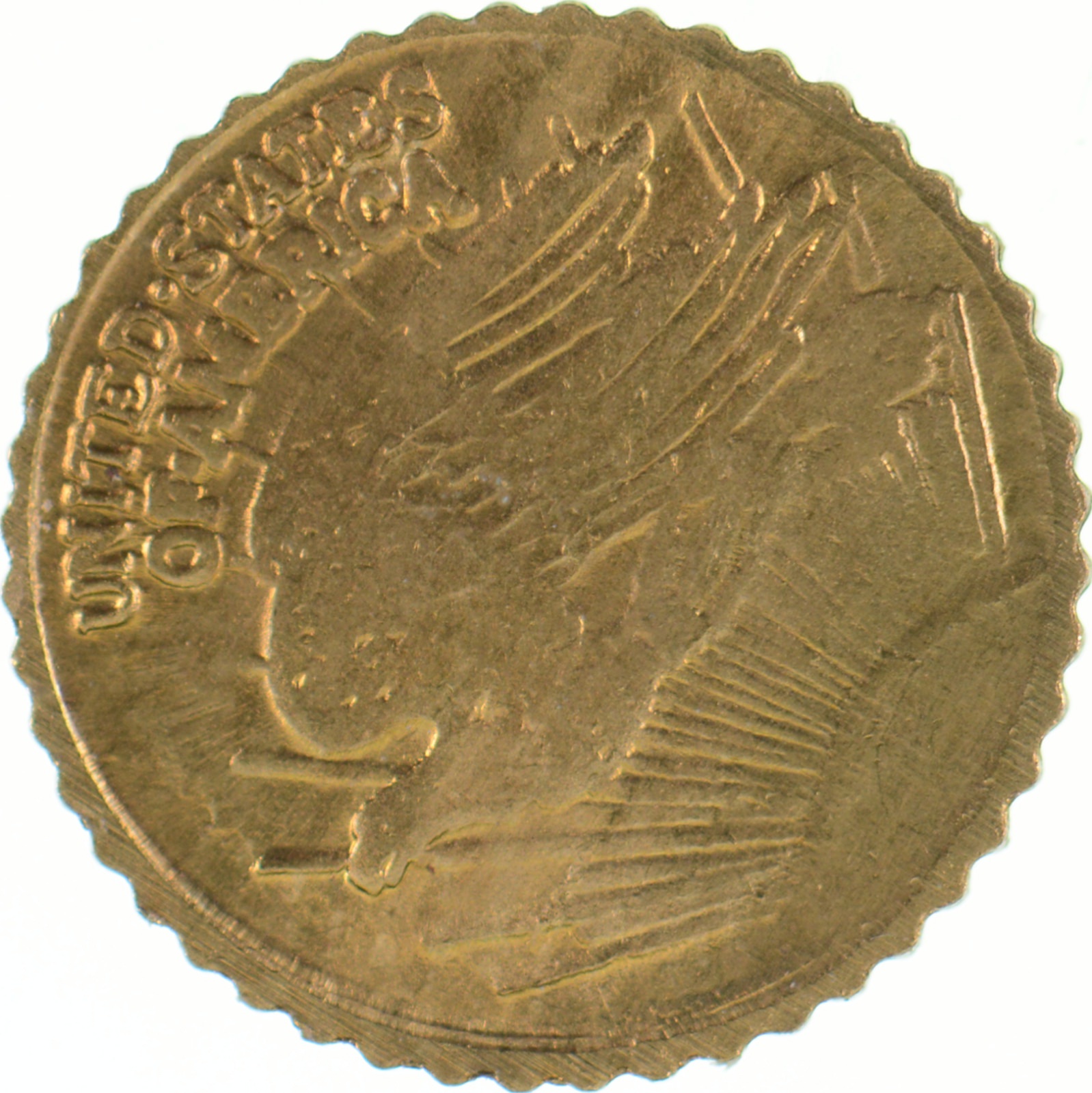 MINI Saint Gauden's Replica Gold Coin | Property Room