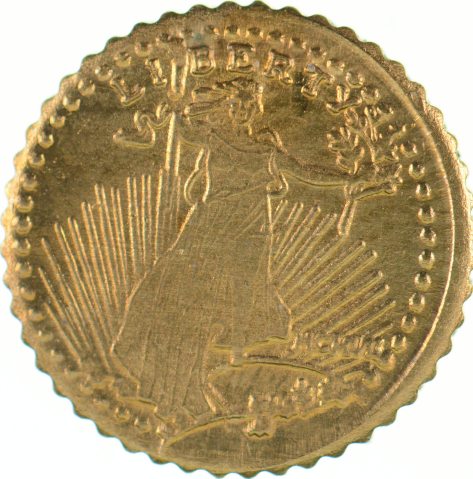 MINI Saint Gauden's Replica Gold Coin | Property Room