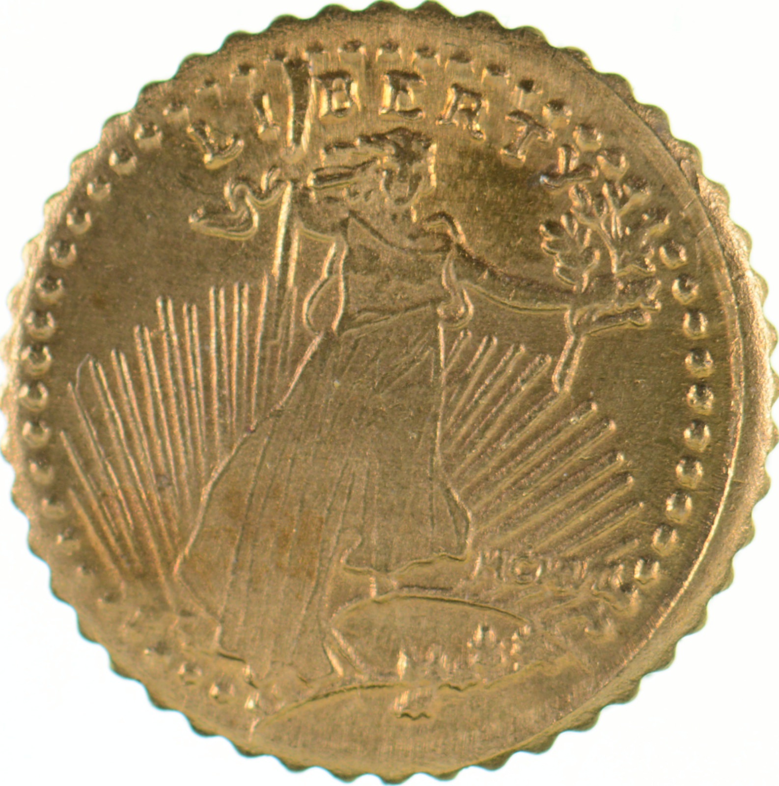 MINI Saint Gauden's Replica Gold Coin | Property Room