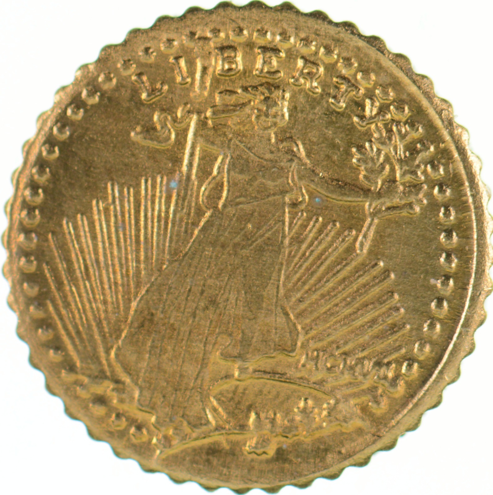 MINI Saint Gauden's Replica Gold Coin | Property Room