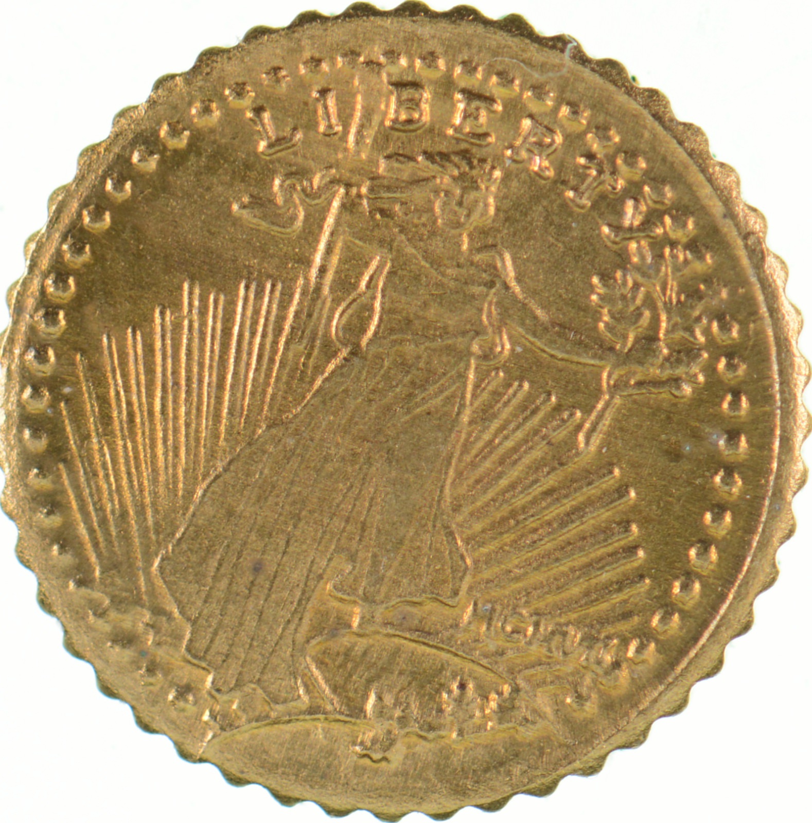 MINI Saint Gauden's Replica Gold Coin | Property Room