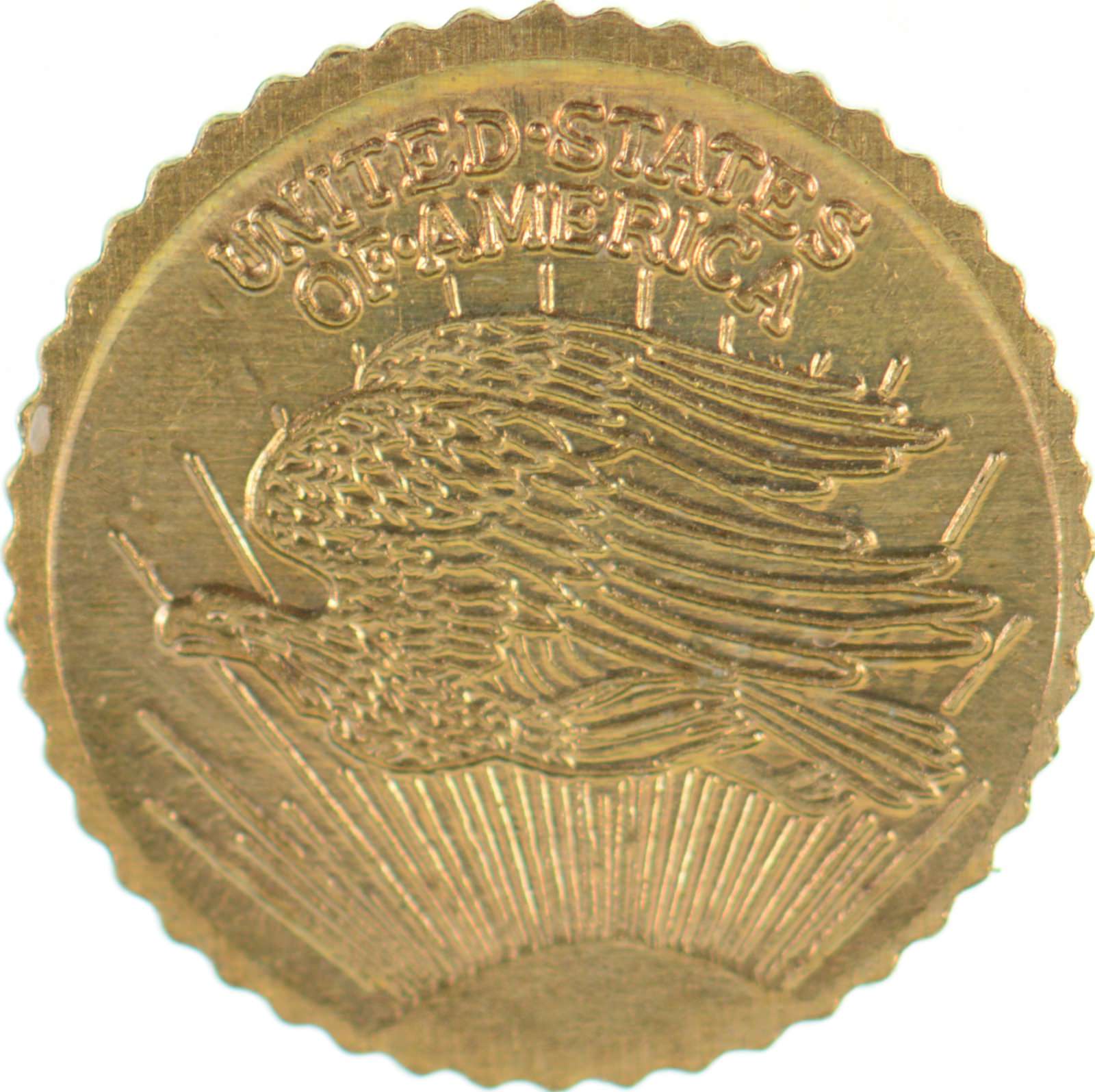 MINI Saint Gauden's Replica Gold Coin | Property Room