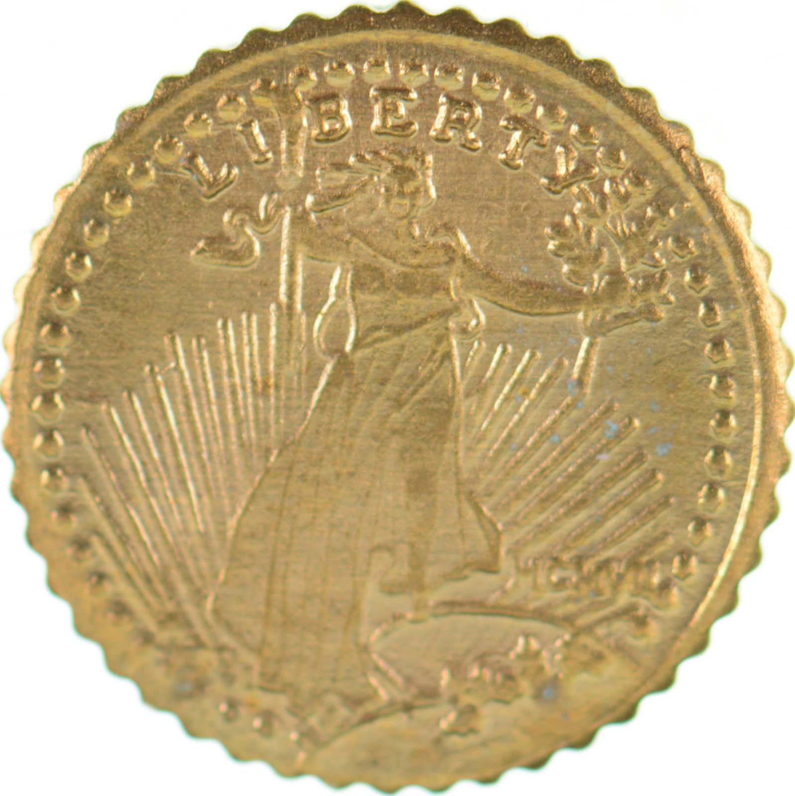 MINI Saint Gauden's Replica Gold Coin | Property Room