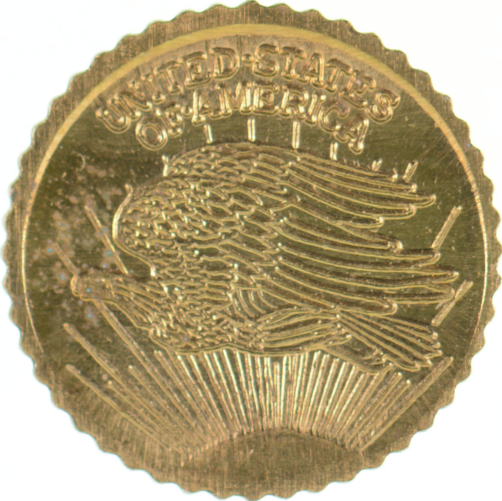 MINI Saint Gauden's Replica Gold Coin | Property Room