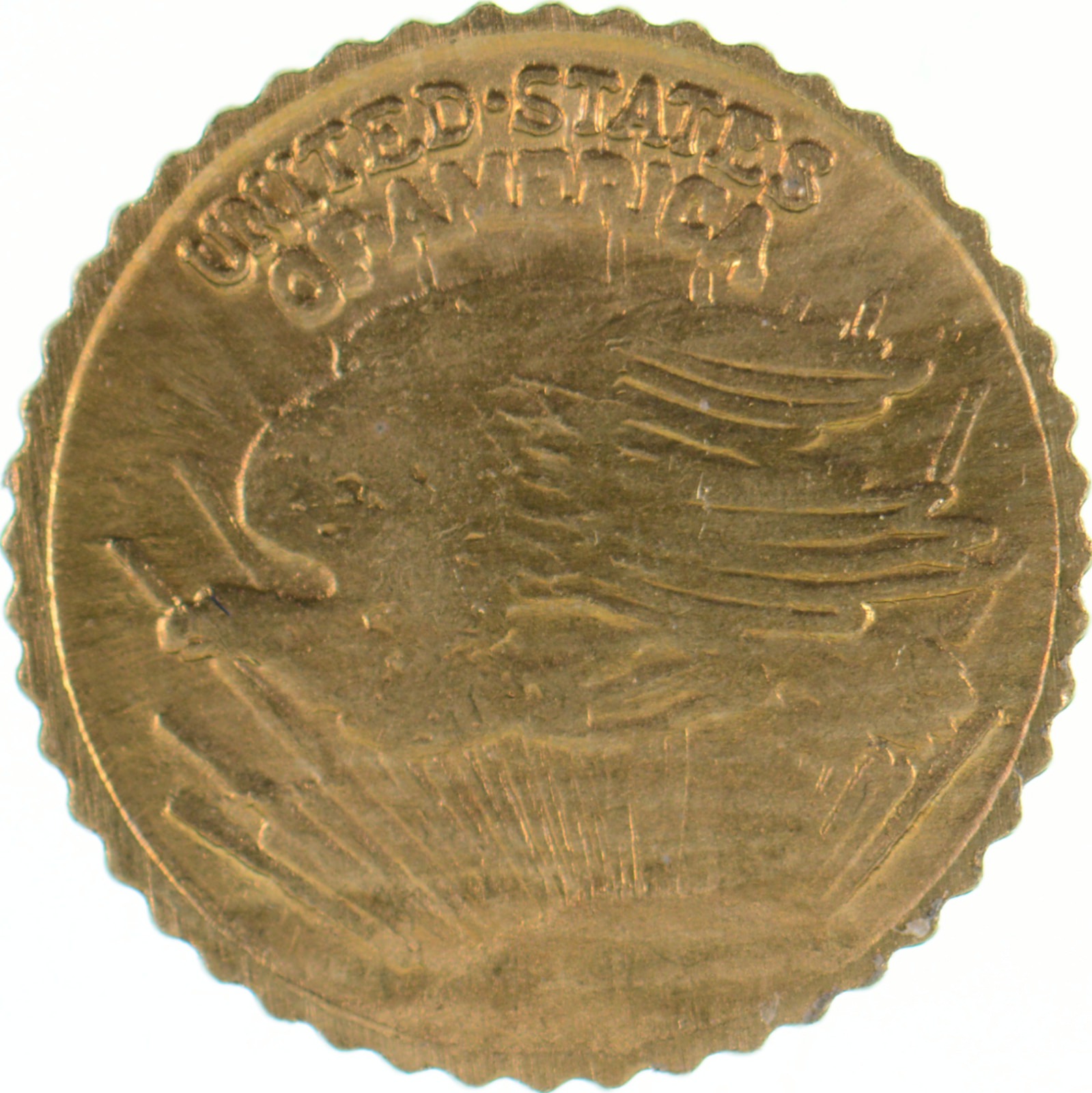 MINI Saint Gauden's Replica Gold Coin | Property Room