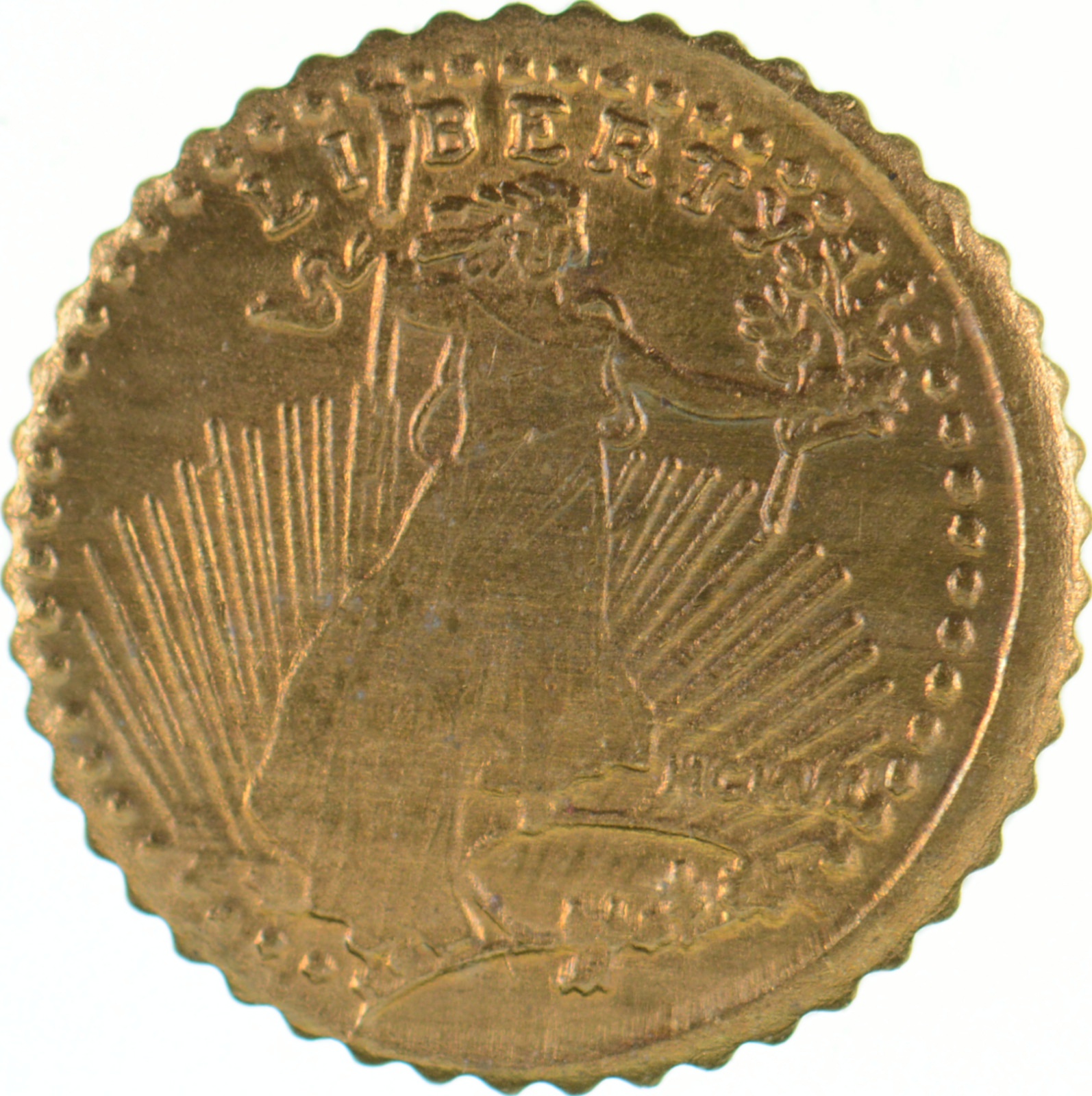 MINI Saint Gauden's Replica Gold Coin | Property Room