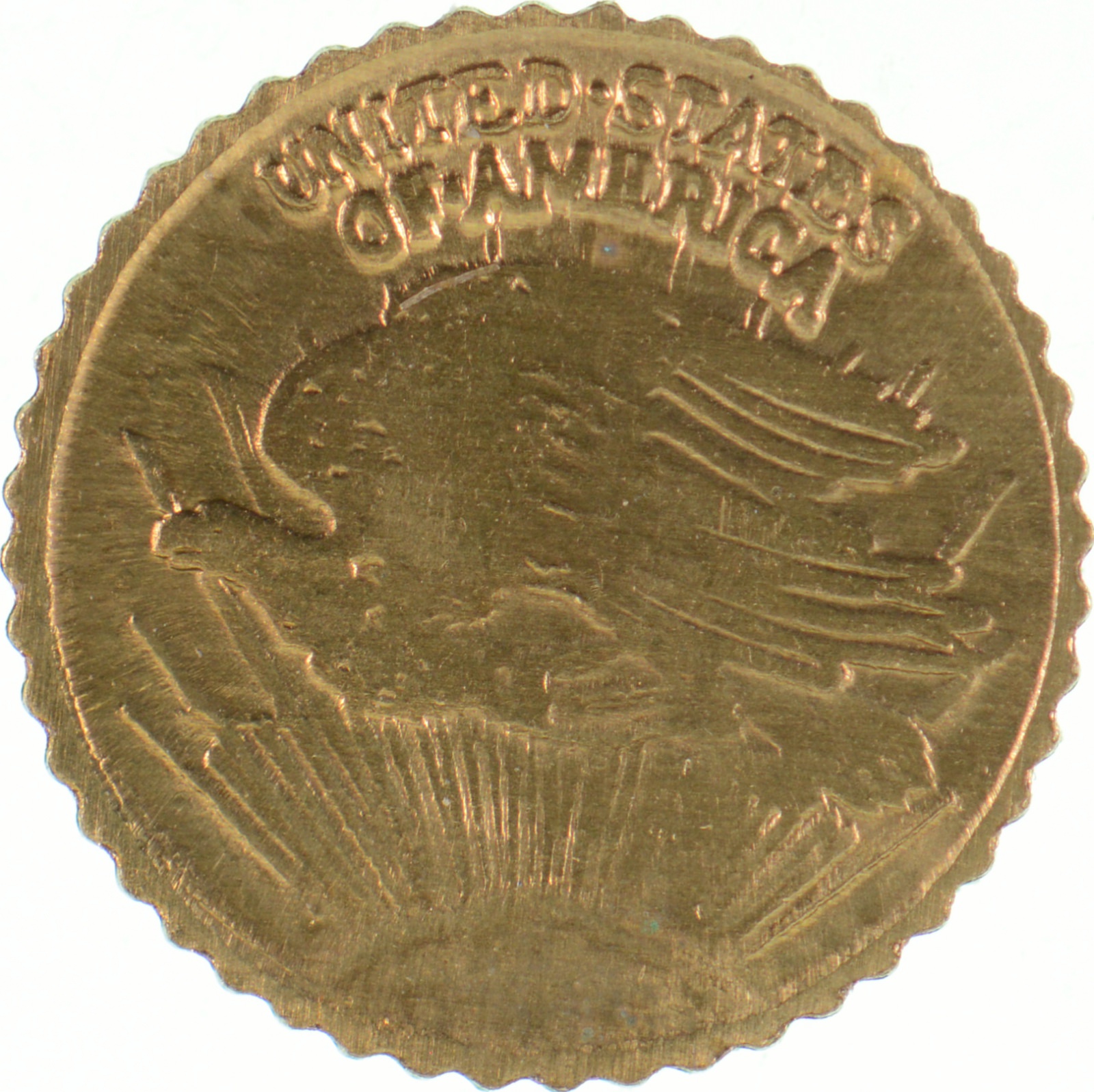 MINI Saint Gauden's Replica Gold Coin | Property Room