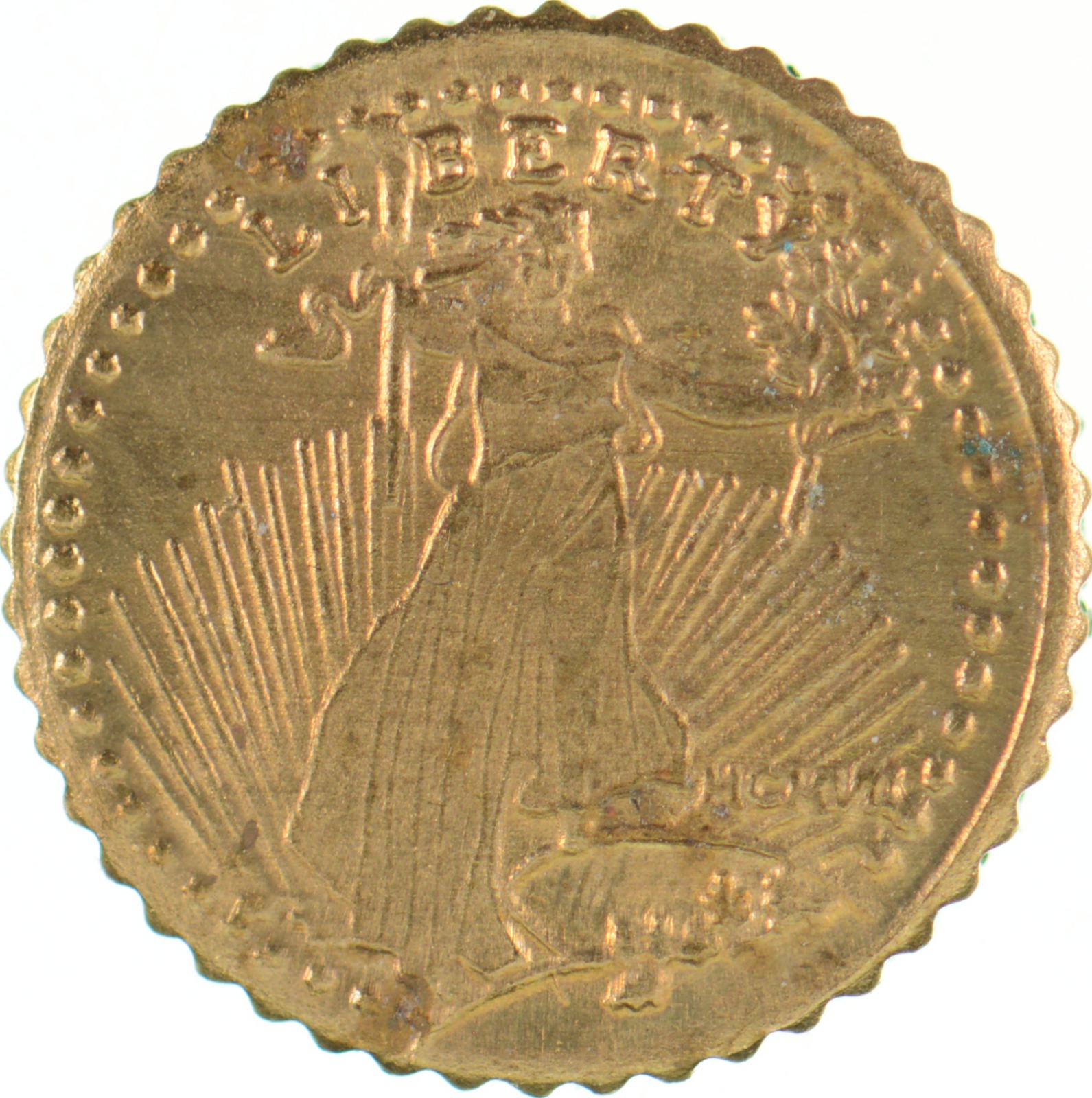 MINI Saint Gauden's Replica Gold Coin | Property Room