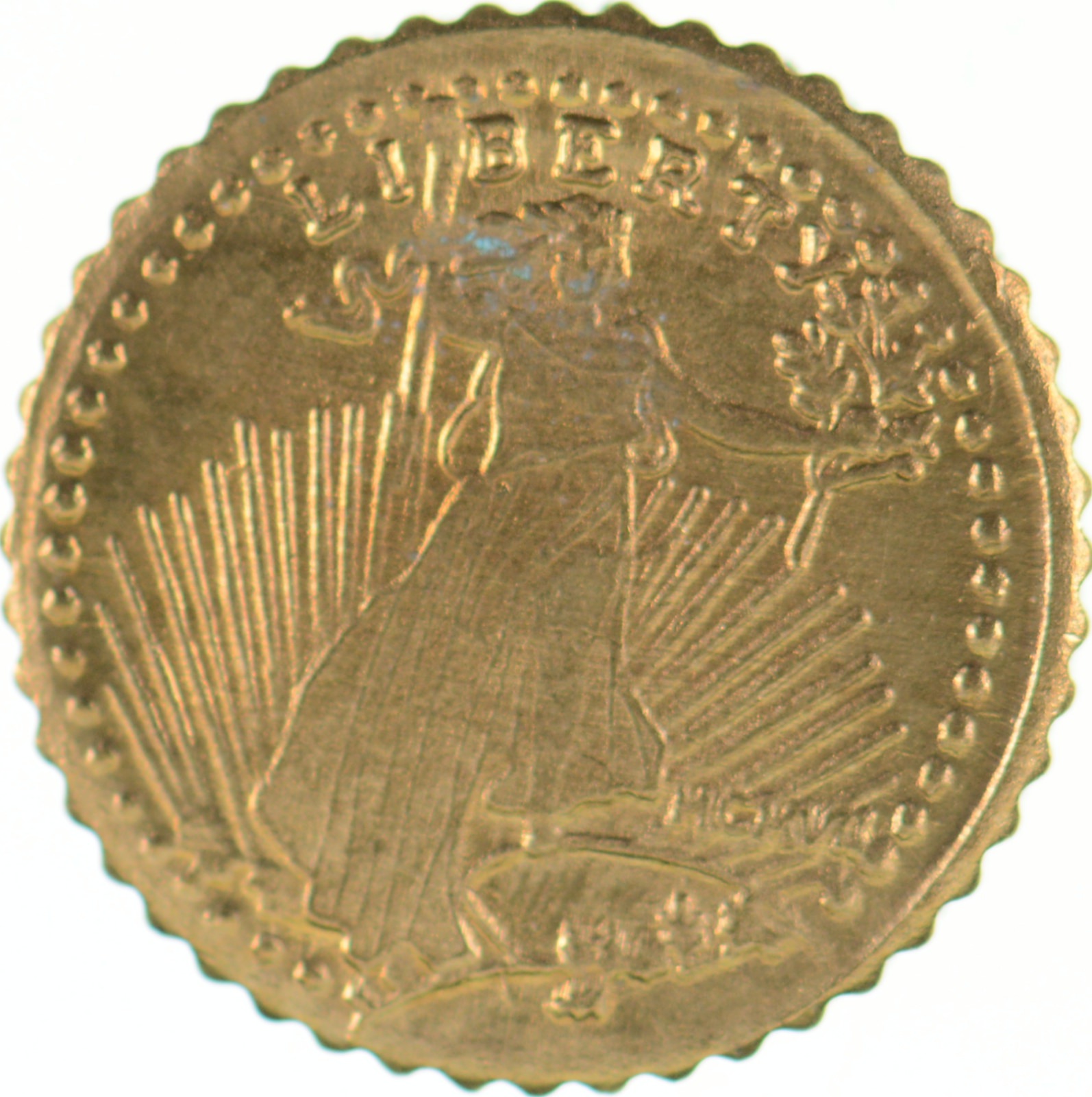 MINI Saint Gauden's Replica Gold Coin | Property Room