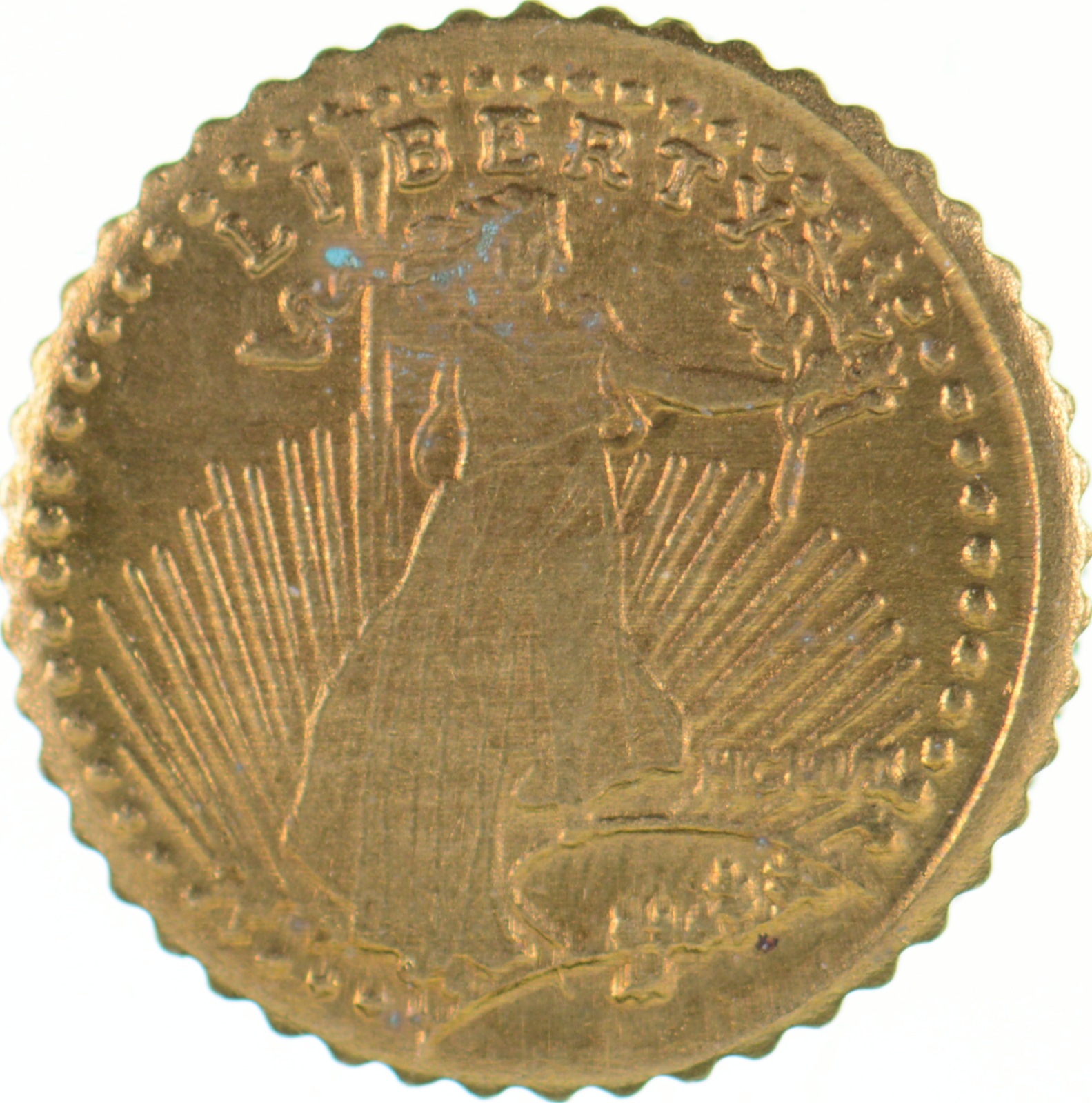 MINI Saint Gauden's Replica Gold Coin | Property Room