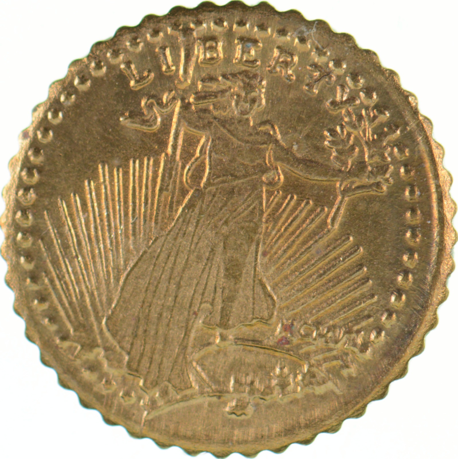 MINI Saint Gauden's Replica Gold Coin | Property Room
