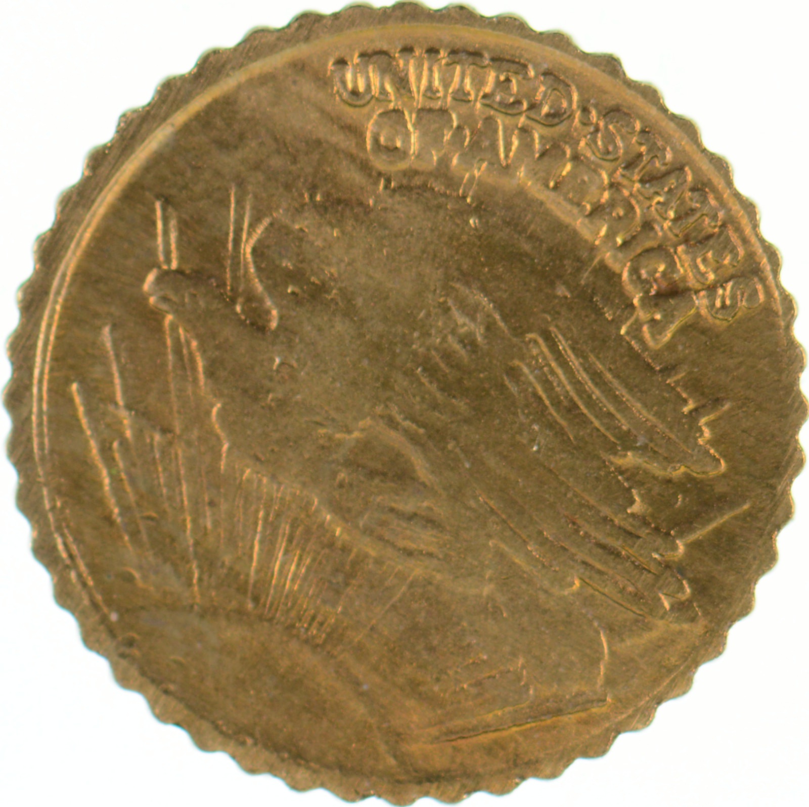 MINI Saint Gauden's Replica Gold Coin | Property Room