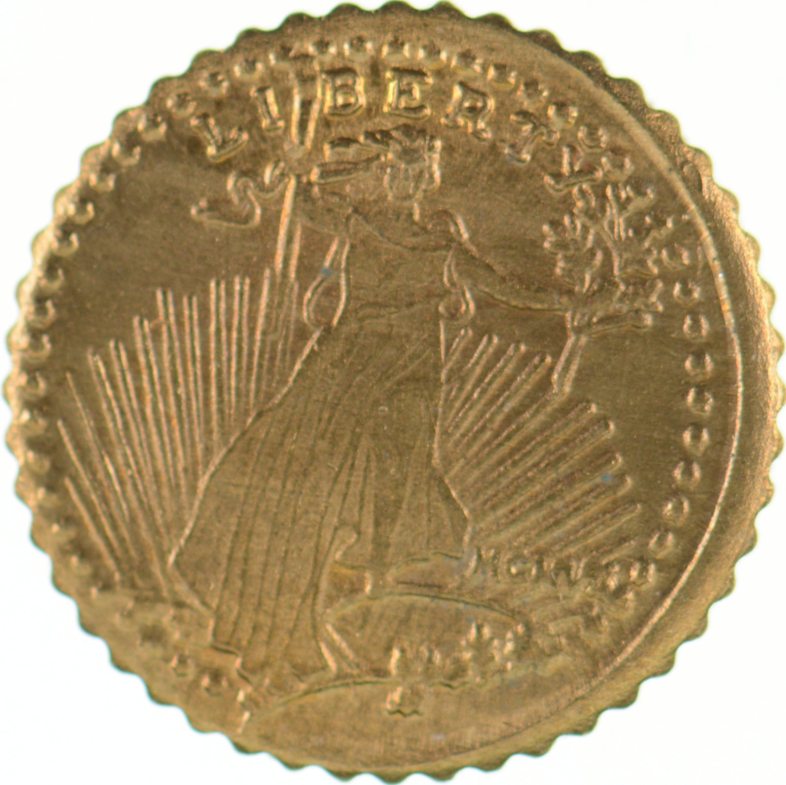 MINI Saint Gauden's Replica Gold Coin | Property Room