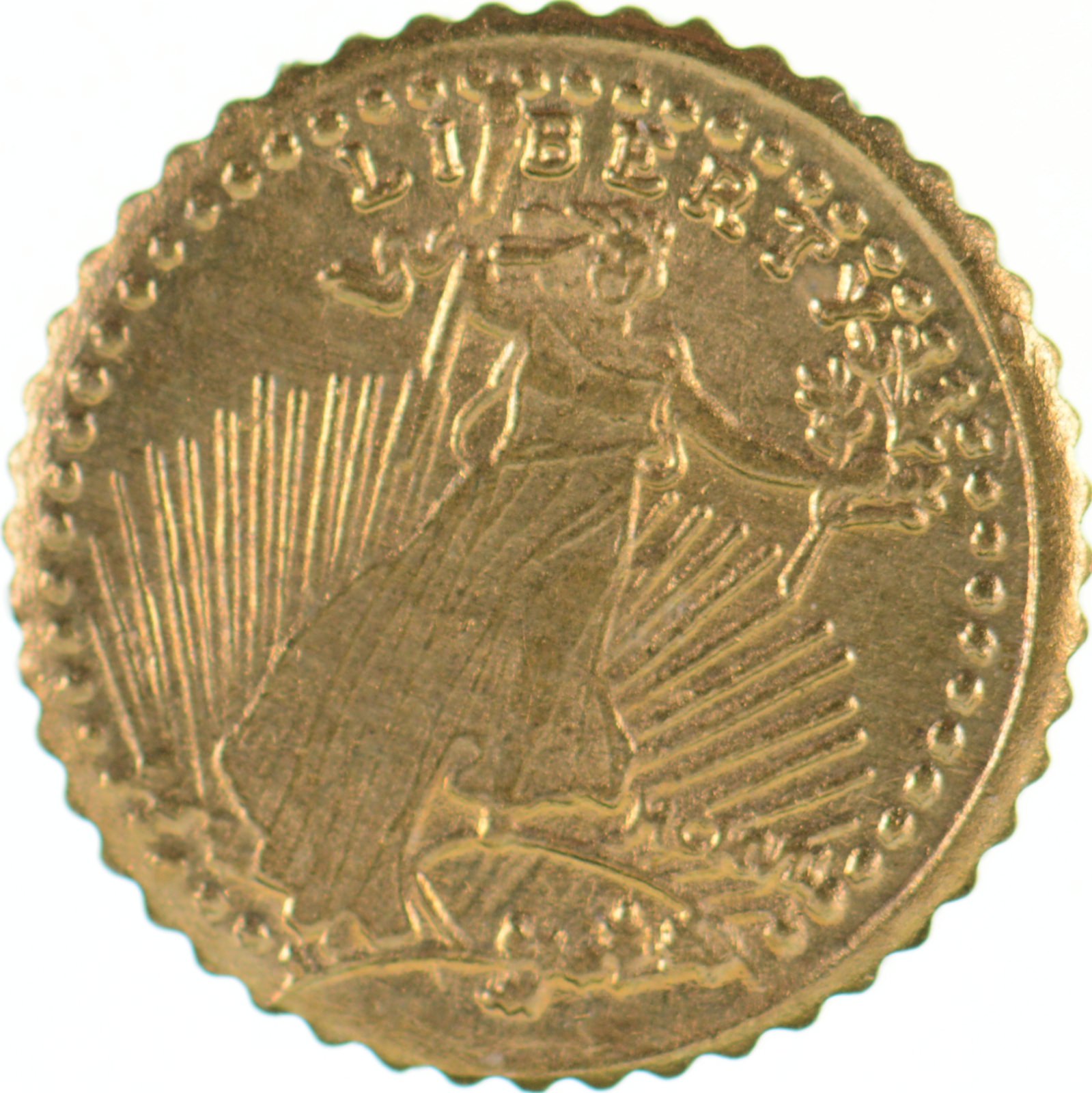 MINI Saint Gauden's Replica Gold Coin | Property Room