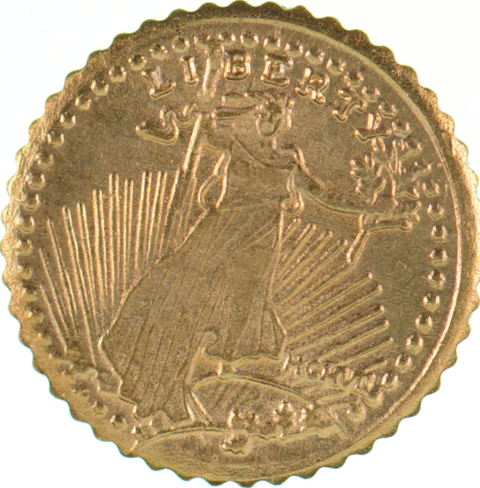 MINI Saint Gauden's Replica Gold Coin | Property Room