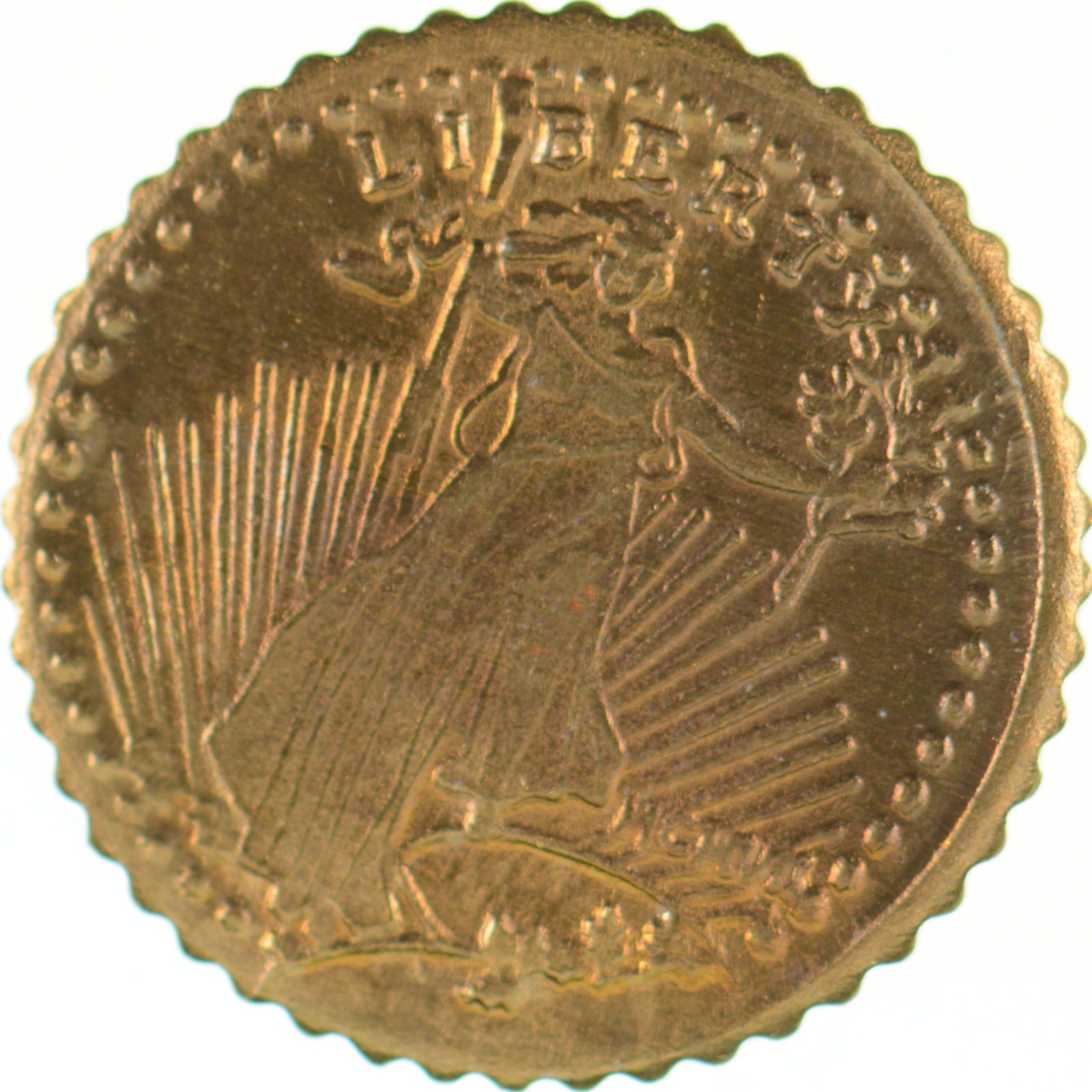 MINI Saint Gauden's Replica Gold Coin | Property Room