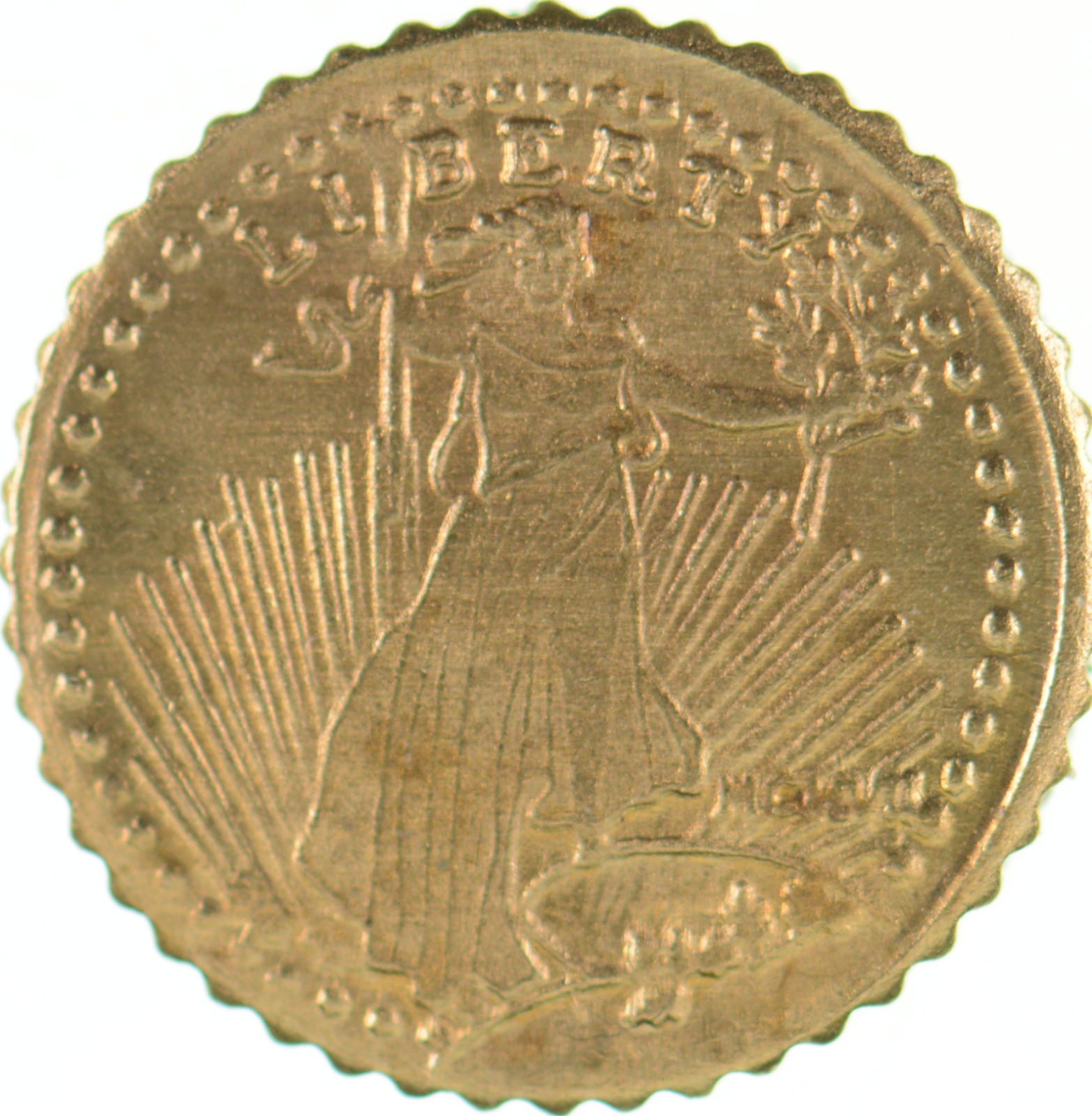 MINI Saint Gauden's Replica Gold Coin | Property Room