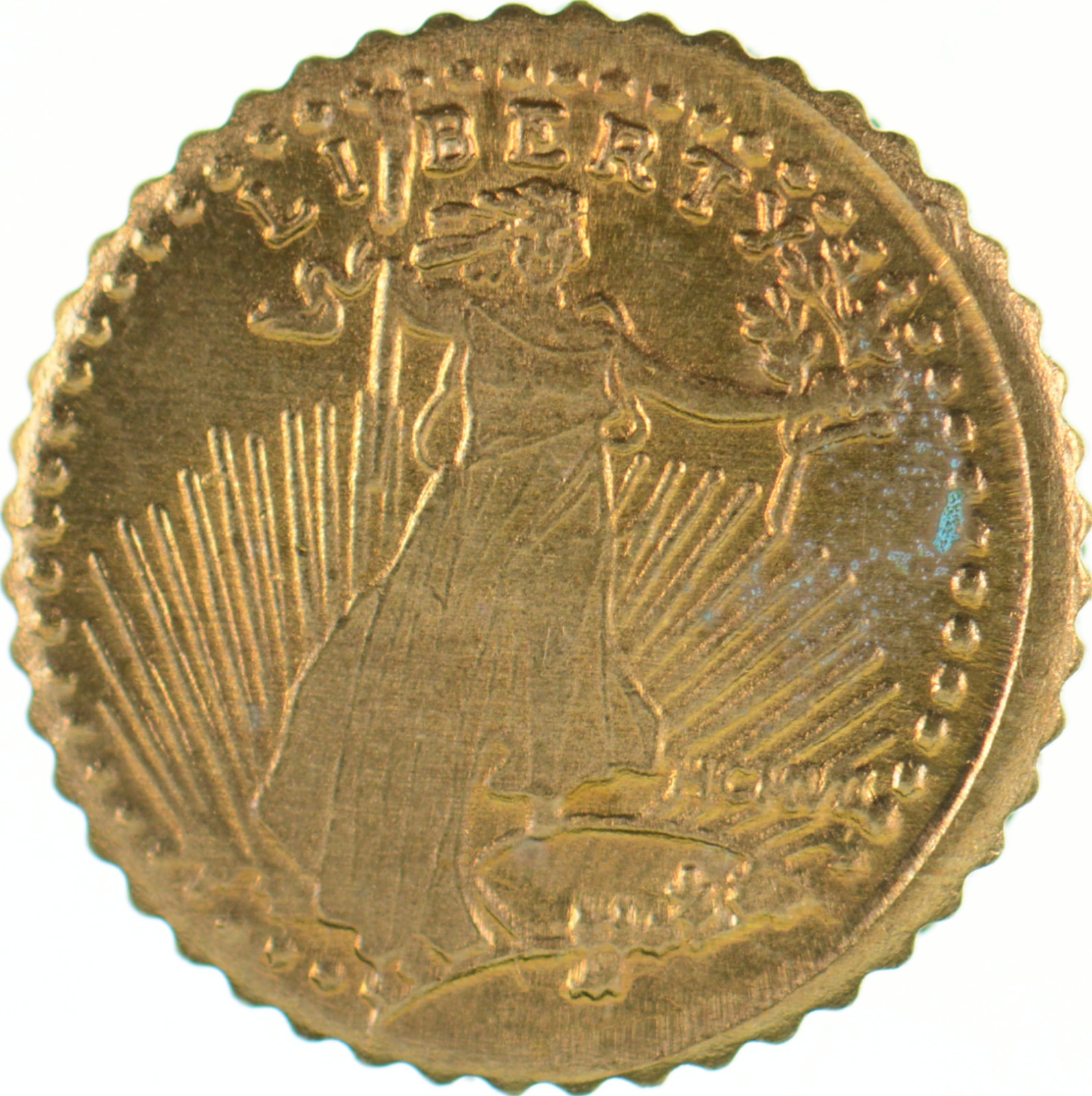 MINI Saint Gauden's Replica Gold Coin | Property Room