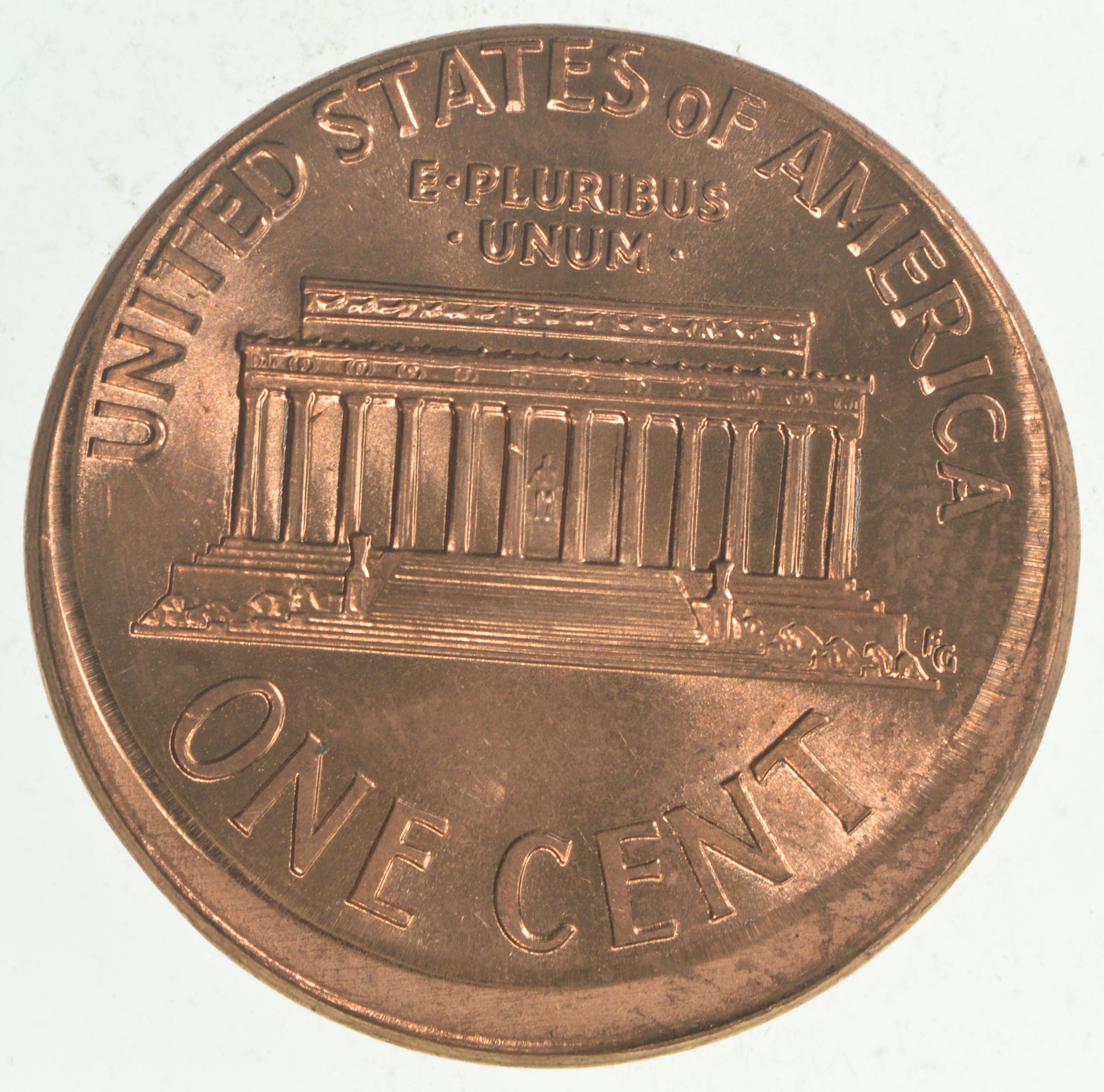 Mint Error - Ch BU Off Center Lincoln Memorial Cents | Property Room