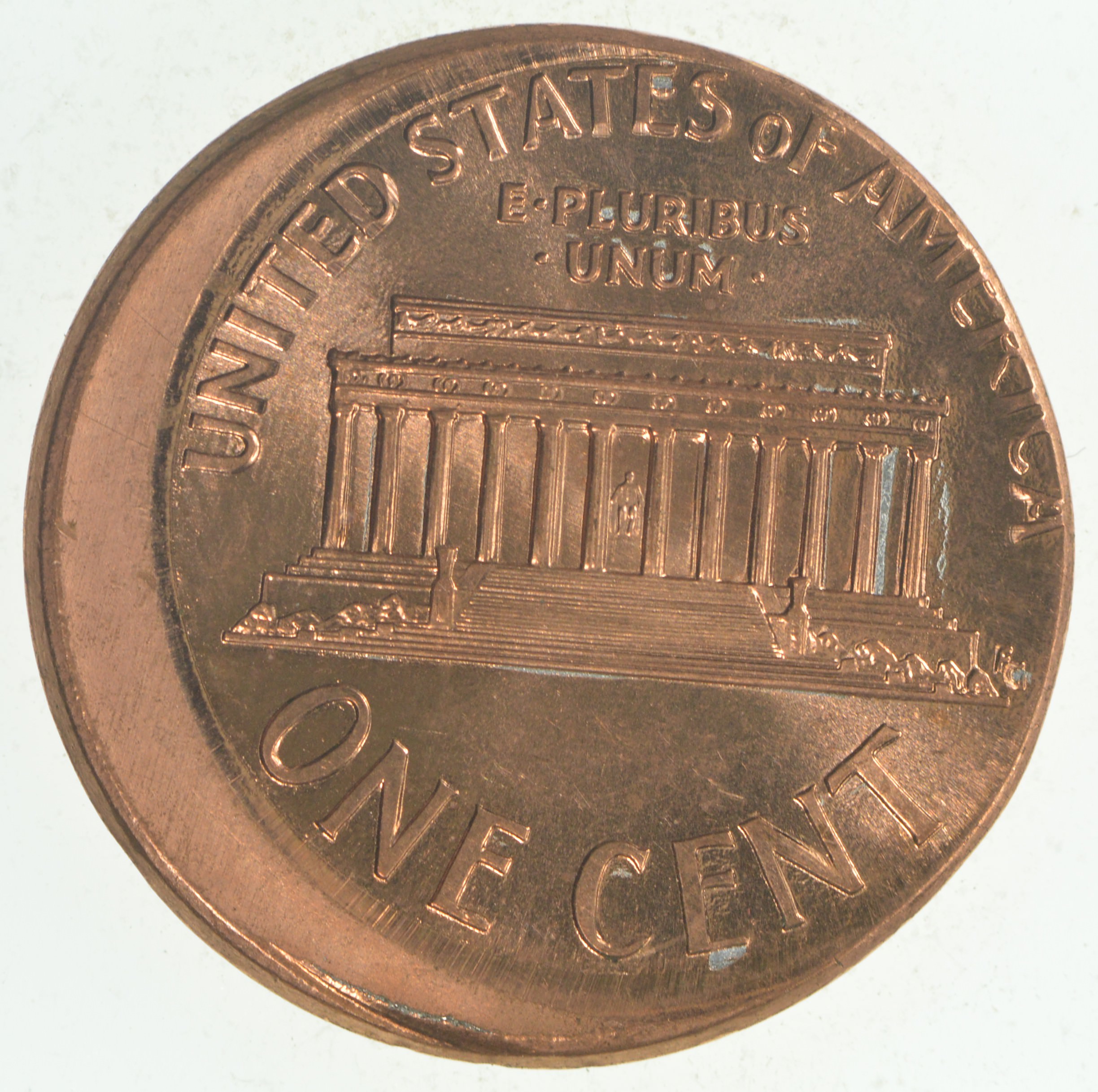 Mint Error - Ch BU Off Center Lincoln Memorial Cents | Property Room