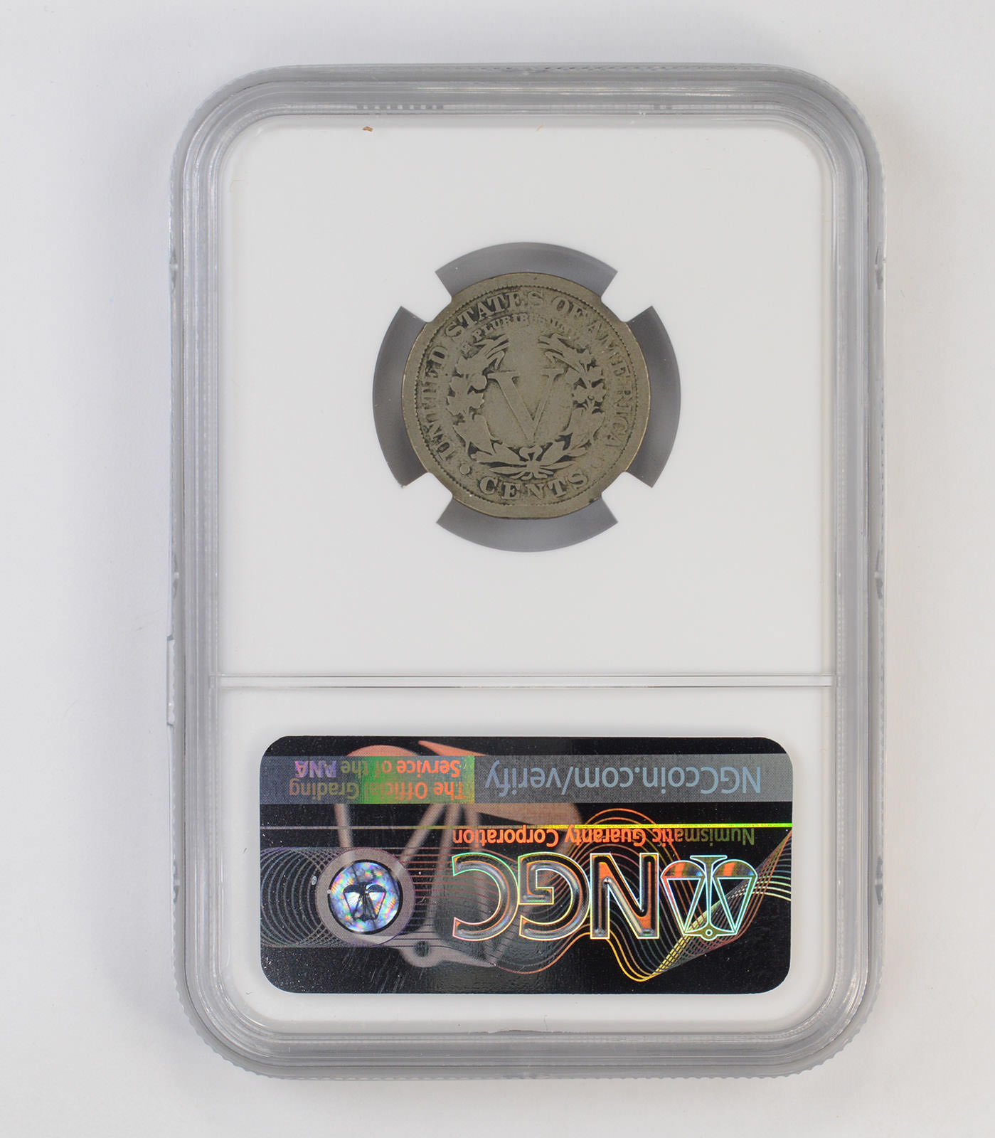 MINT ERROR: Lamination 1911 Liberty V Nickel - NGC Graded | Property Room