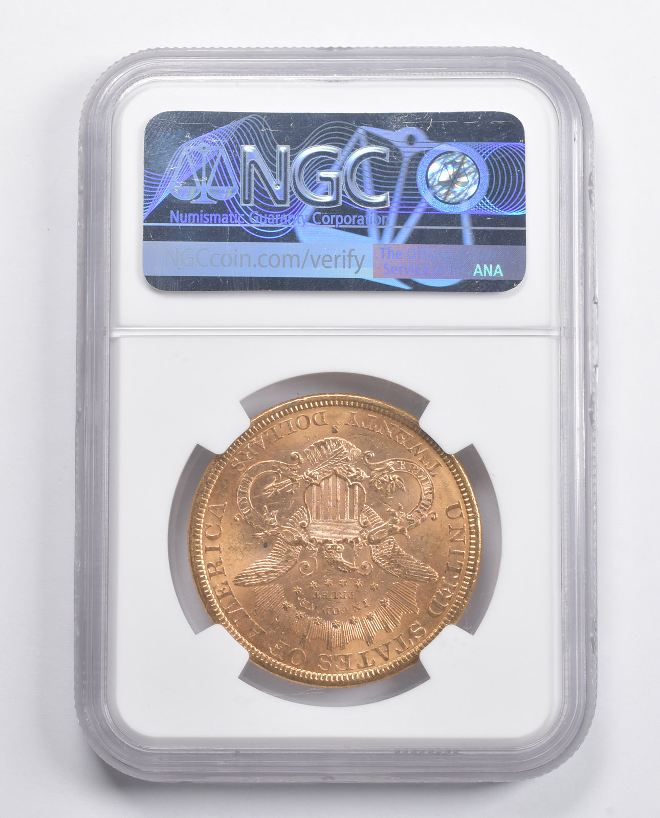 MS61 1877-S $20 Liberty Head Gold Double Eagle NGC | Property Room