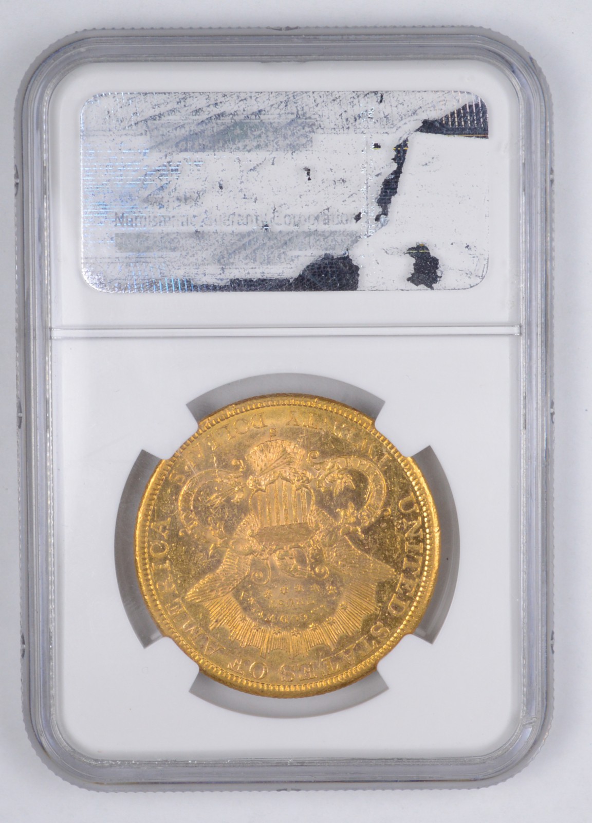 MS61 1880-S $20.00 Liberty Head Gold Double Eagle - Graded NGC | Property Room