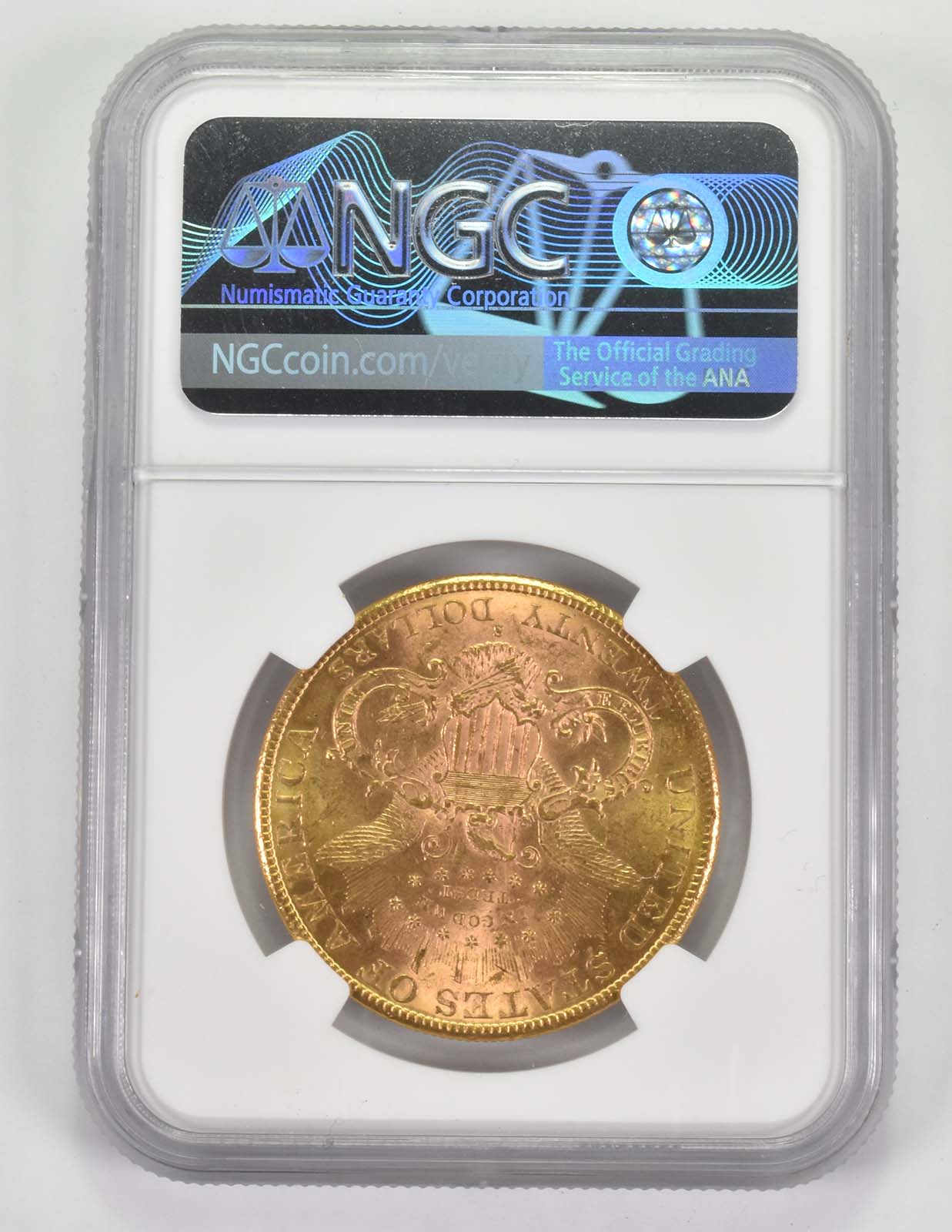 MS61 1891-S $20 Liberty Head Gold Double Eagle - Graded NGC | Property Room