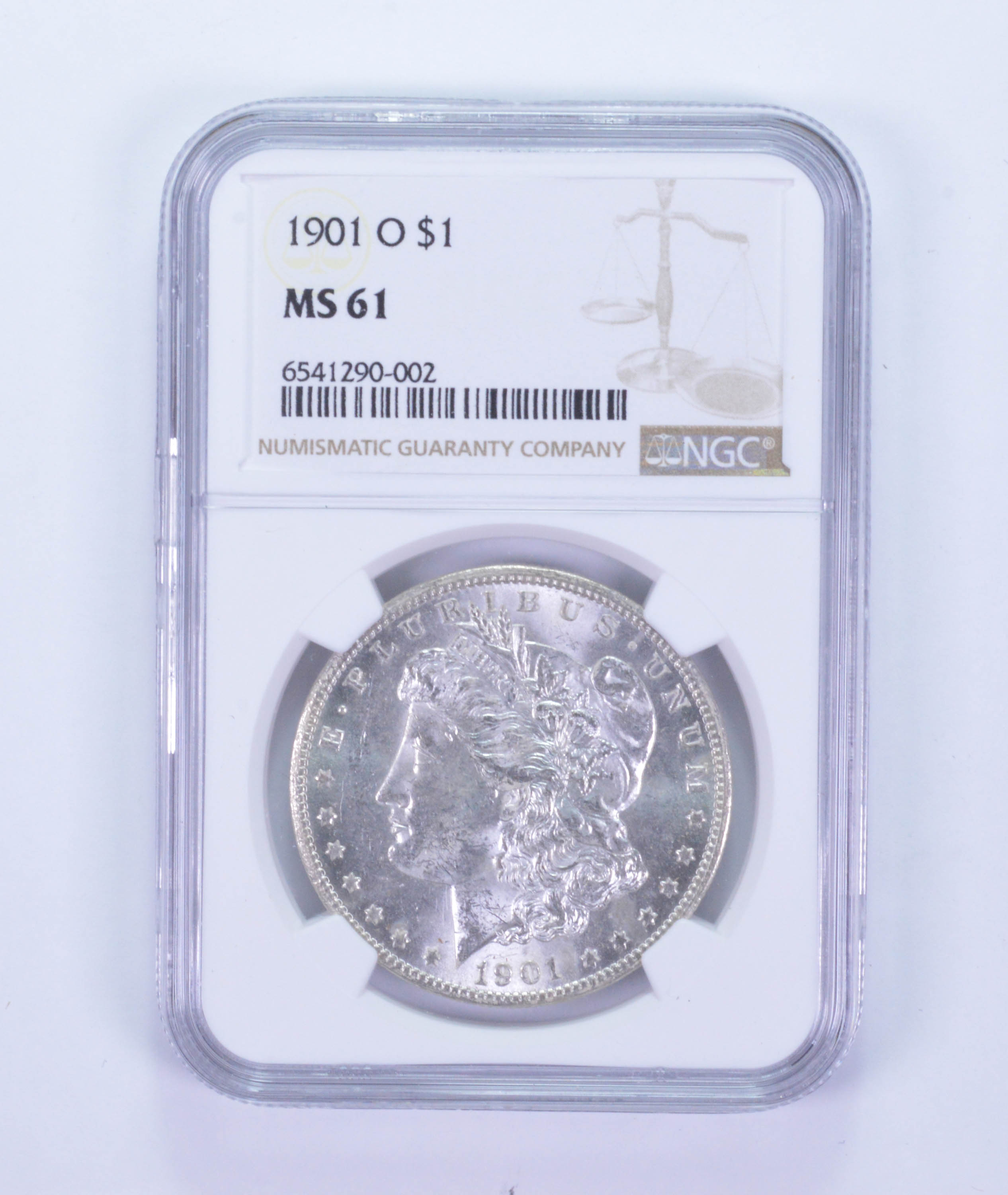 MS61 1901-O Morgan Silver Dollar - Graded NGC | Property Room