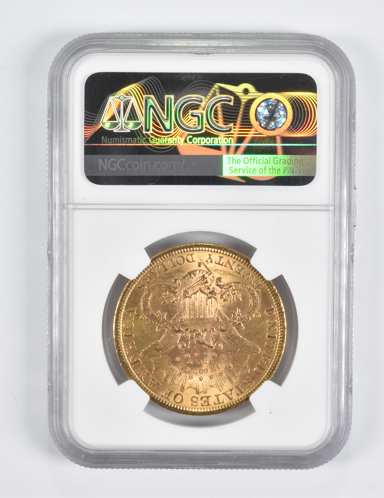 MS62 1877-S $20 Liberty Head Gold Double Eagle NGC | Property Room