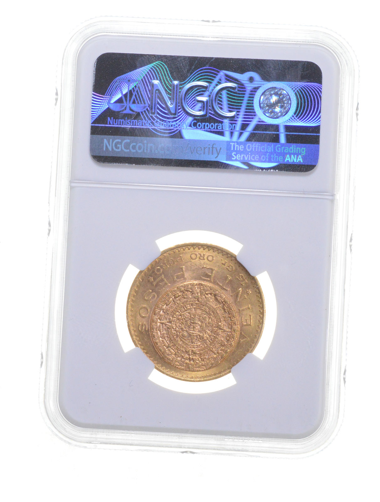 MS62 1919 Mexico 20 Pesos Gold - Graded NGC | Property Room