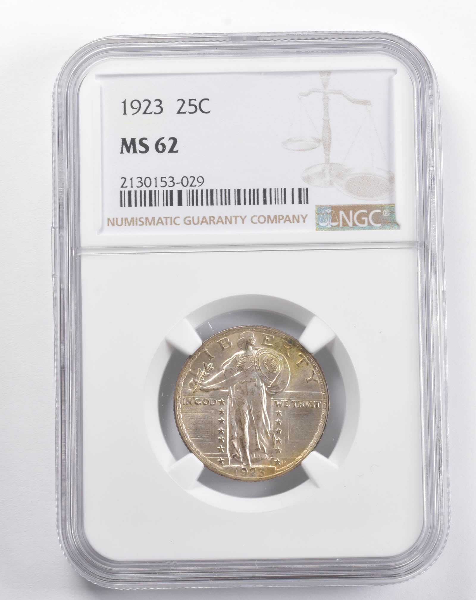 MS62 1923 Standing Liberty Quarter NGC | Property Room