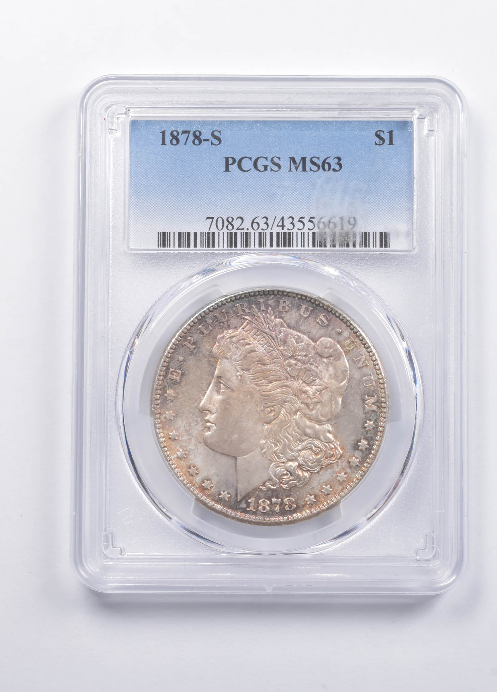 MS63 1878-S Morgan Silver Dollar - Graded PCGS | Property Room