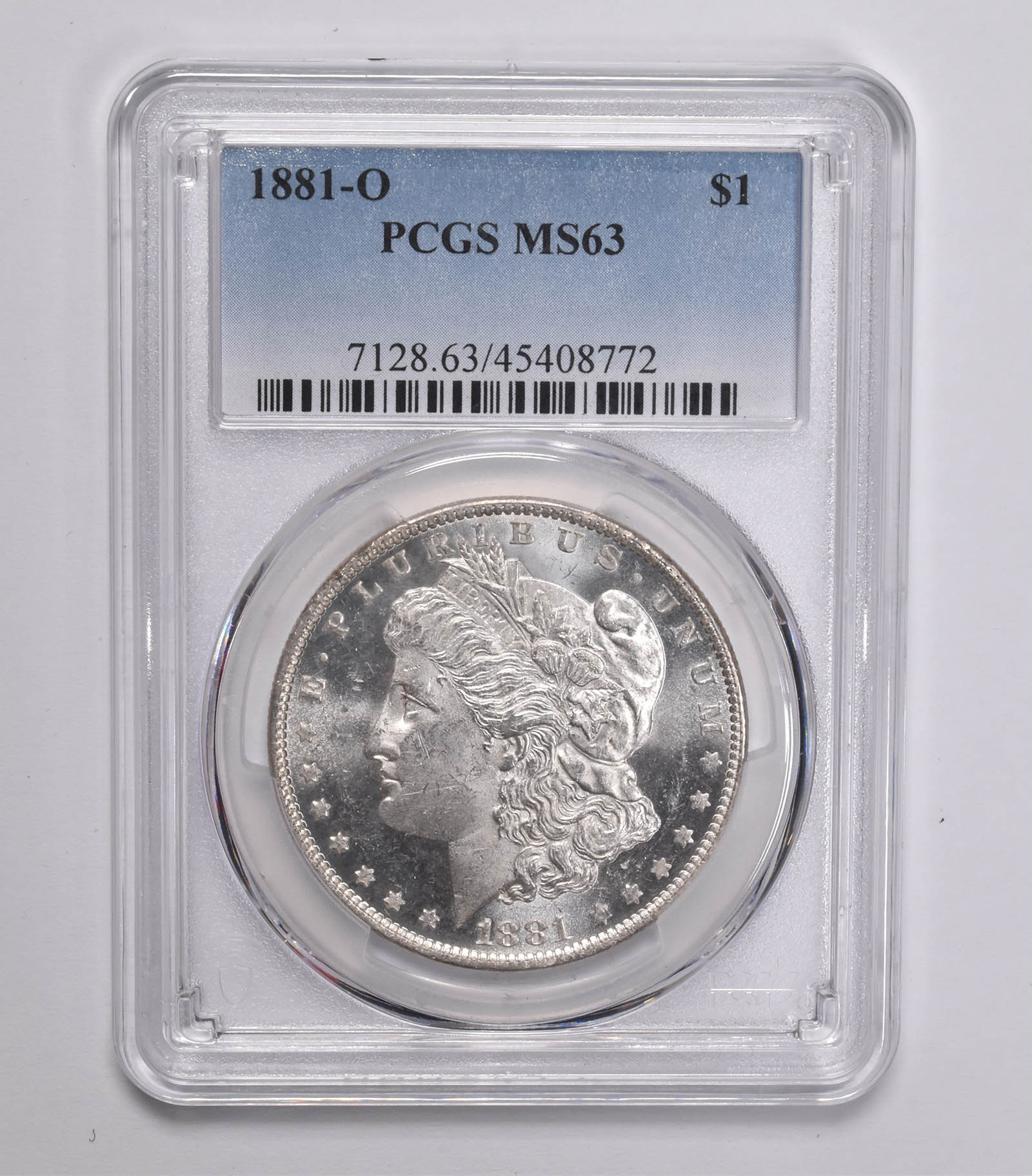 MS63 1881-O Morgan Silver Dollar - Graded PCGS | Property Room