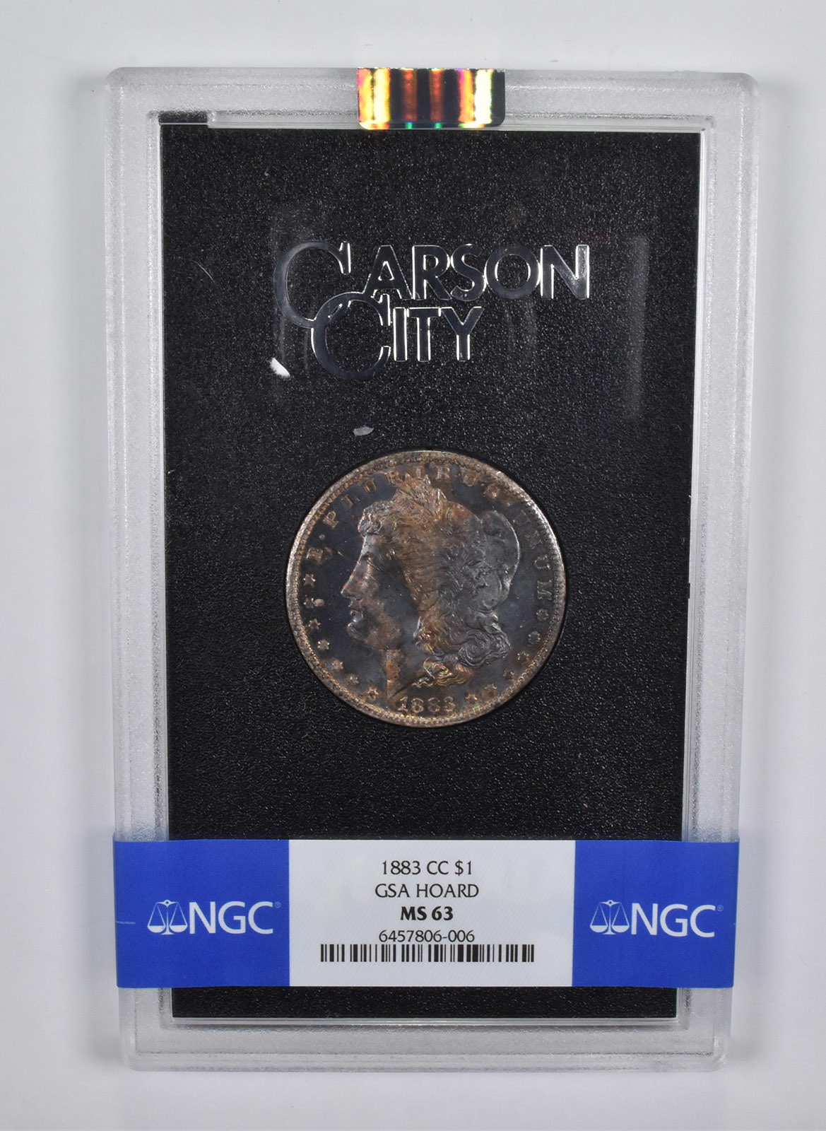 MS63 1883-CC Morgan Silver Dollar GSA Hoard NGC - AWESOME TONE ...