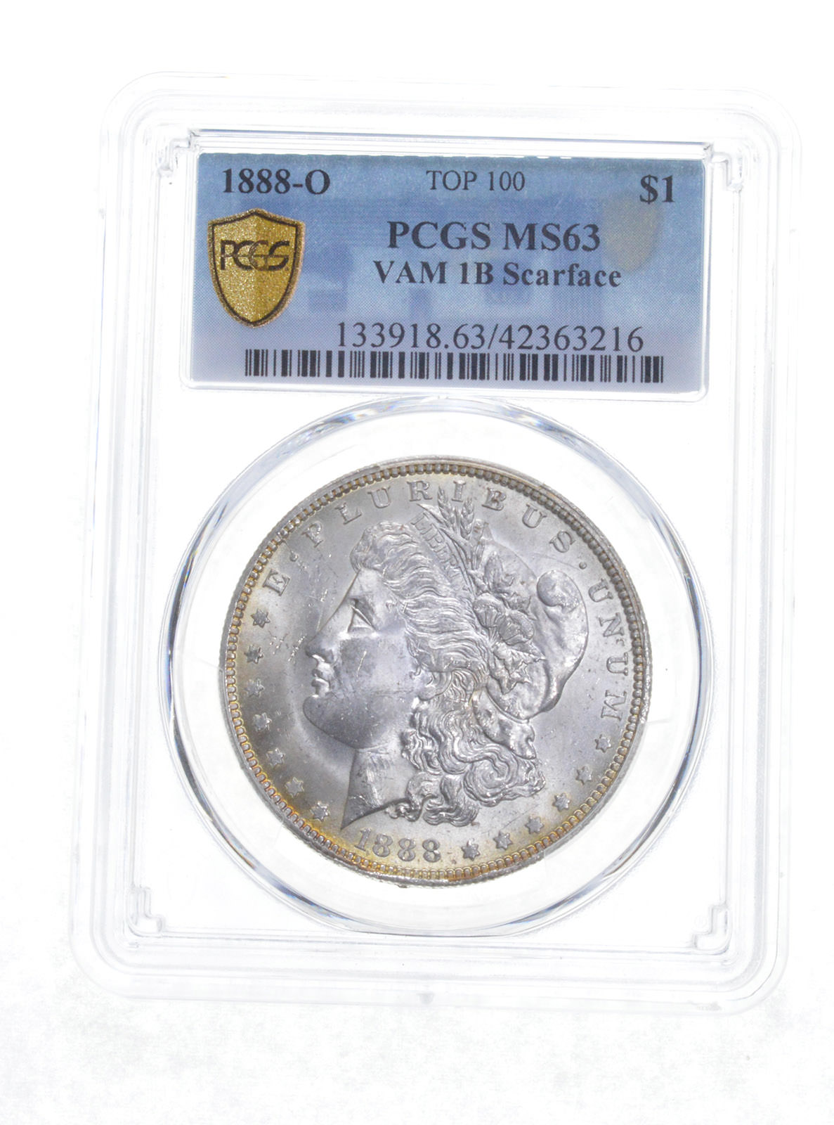 MS63 1888-O Morgan Silver Dollar - VAM 1B Scarface - Top 100 - Graded ...