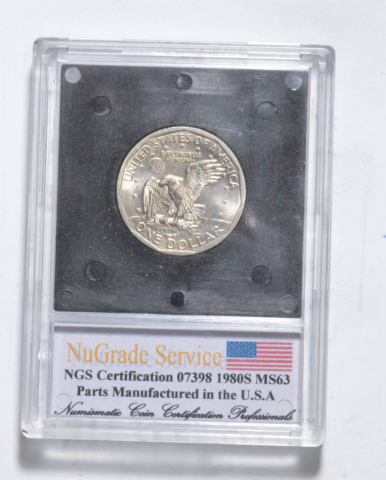 MS63 1980-S Susan B. Anthony Dollar Graded NGS | Property Room